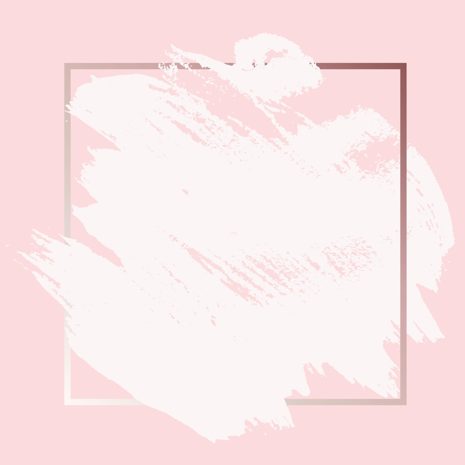 Pink Rose Gold Grunge Brush paint ink stroke with square frame ... Pink Rose Gold Grunge Brush paint ink stroke with square frame ...
