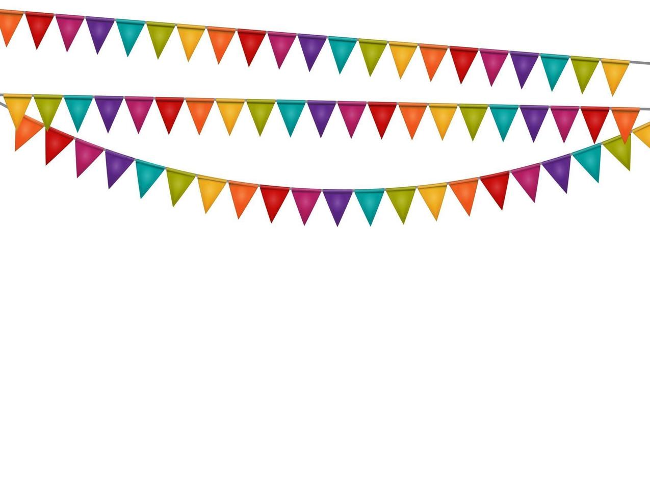 Party Background with Flags Vector Illustration 2792036 Vector Art at ...