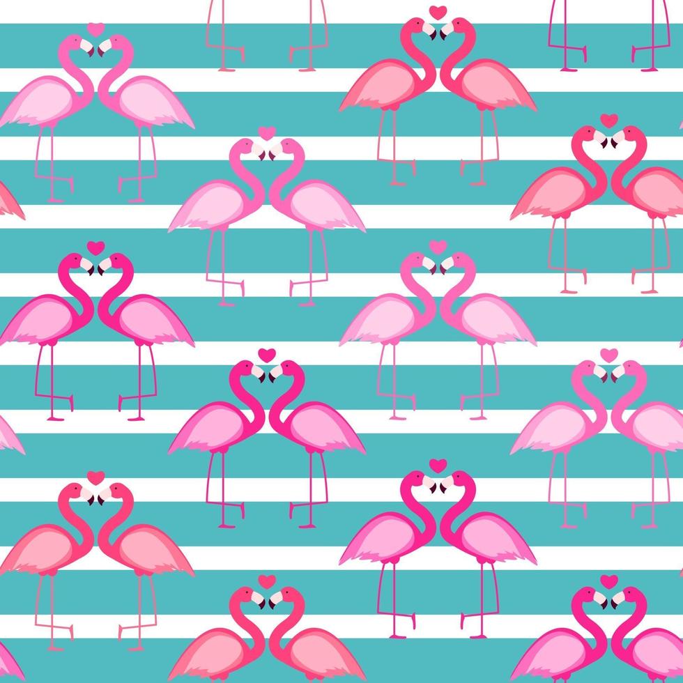 Cute Seamless Flamingo Pattern Vector Illustration 2792122 Vector Art ... Cute Seamless Flamingo Pattern Vector Illustration 2792122 Vector Art ...