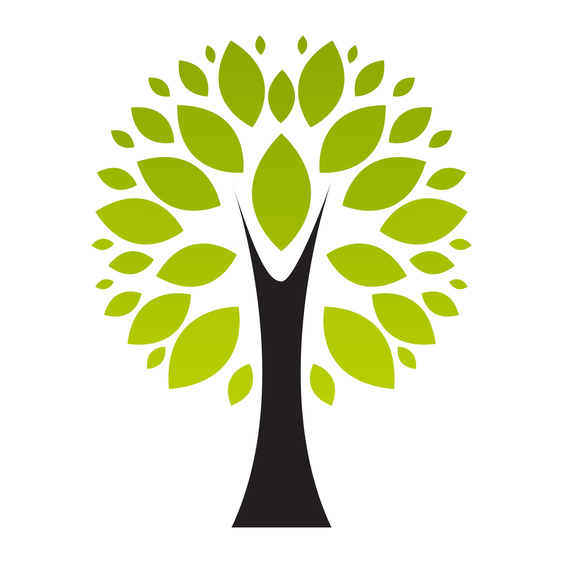 Tree Simple Abstract Icon. Vector Illustration 2792773 Vector Art at ...