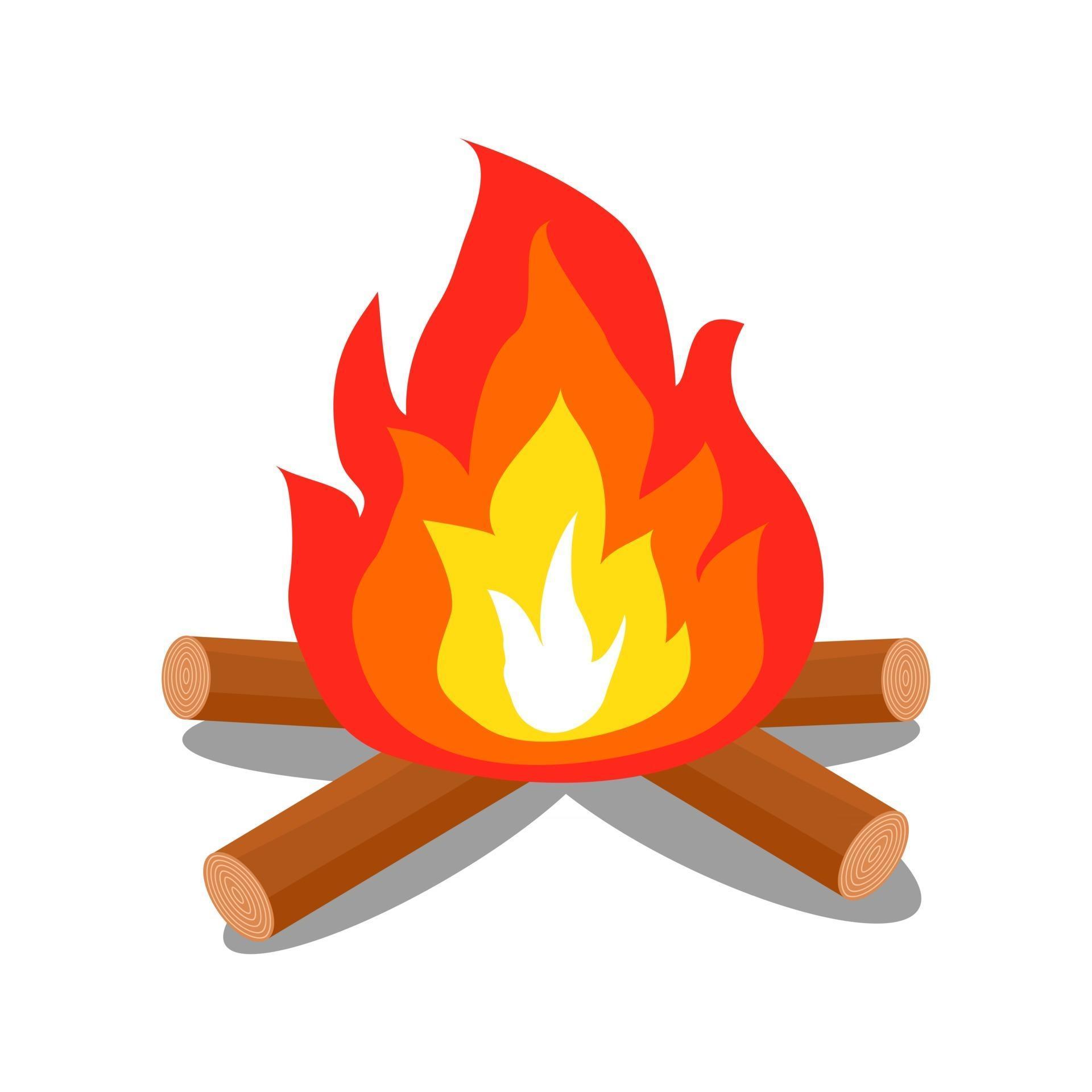 Cartoon isolated vector object camping bonfire wooden 2794289 Vector ... Cartoon isolated vector object camping bonfire wooden 2794289 Vector ...