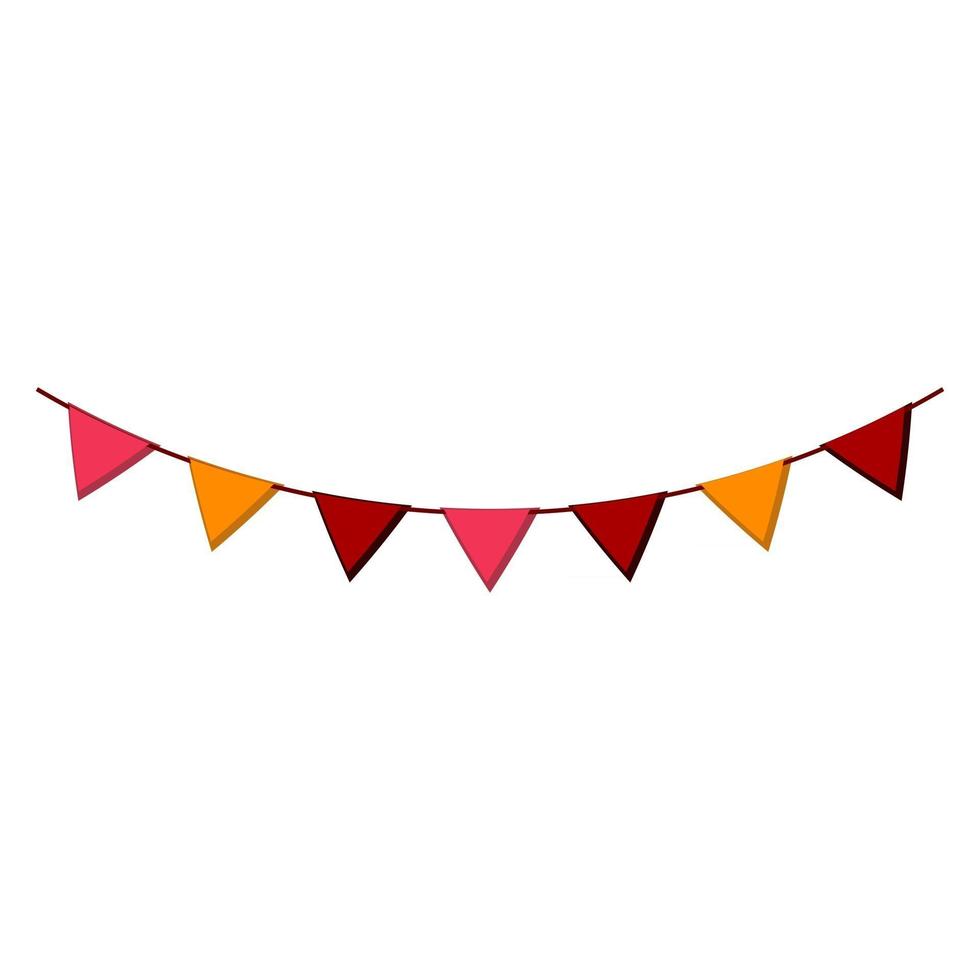 Cartoon vector illustration isolated object happy celebration flags ... Cartoon vector illustration isolated object happy celebration flags ...