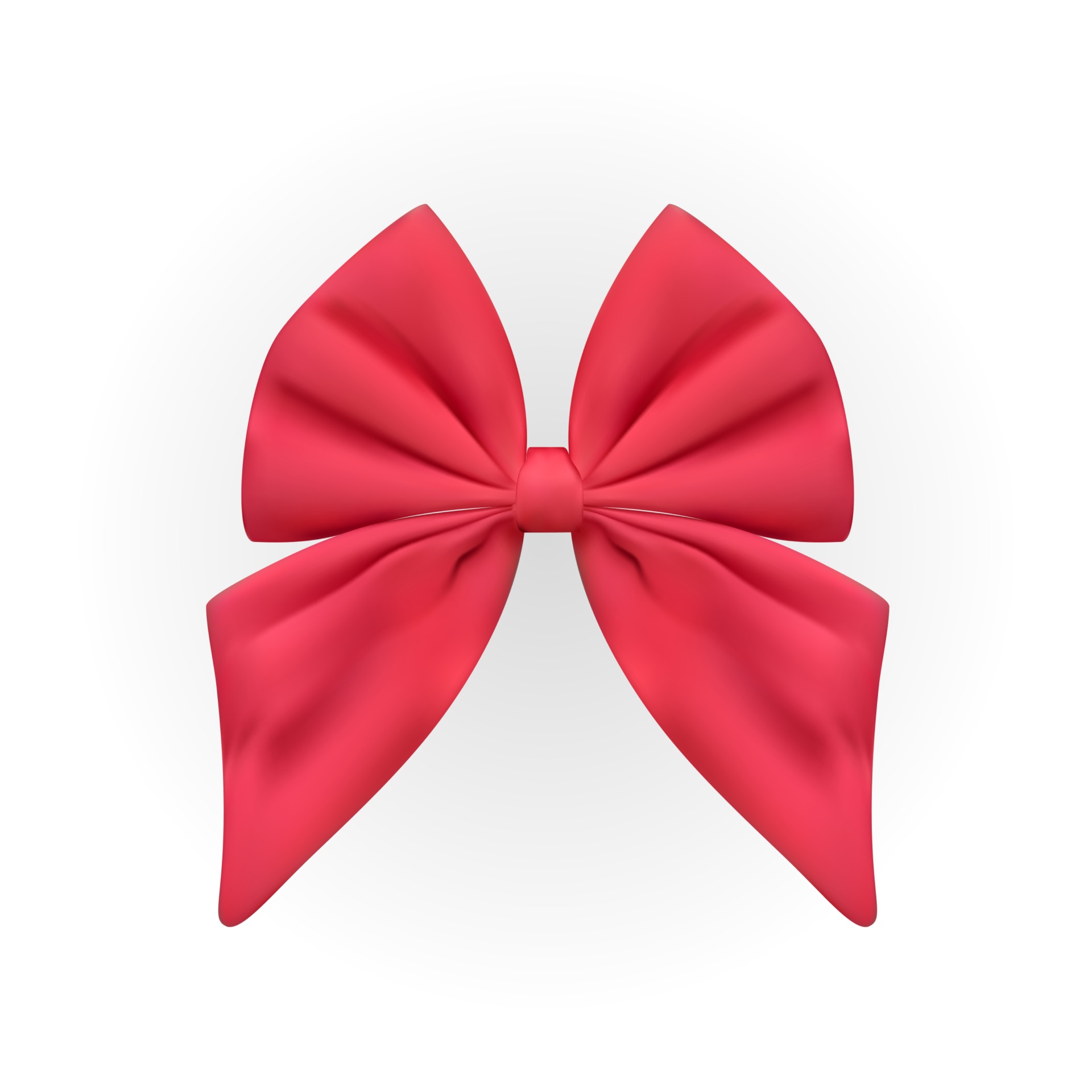 Design Product Red Ribbon and Bow. 3D Realistic Vector Illustration ...