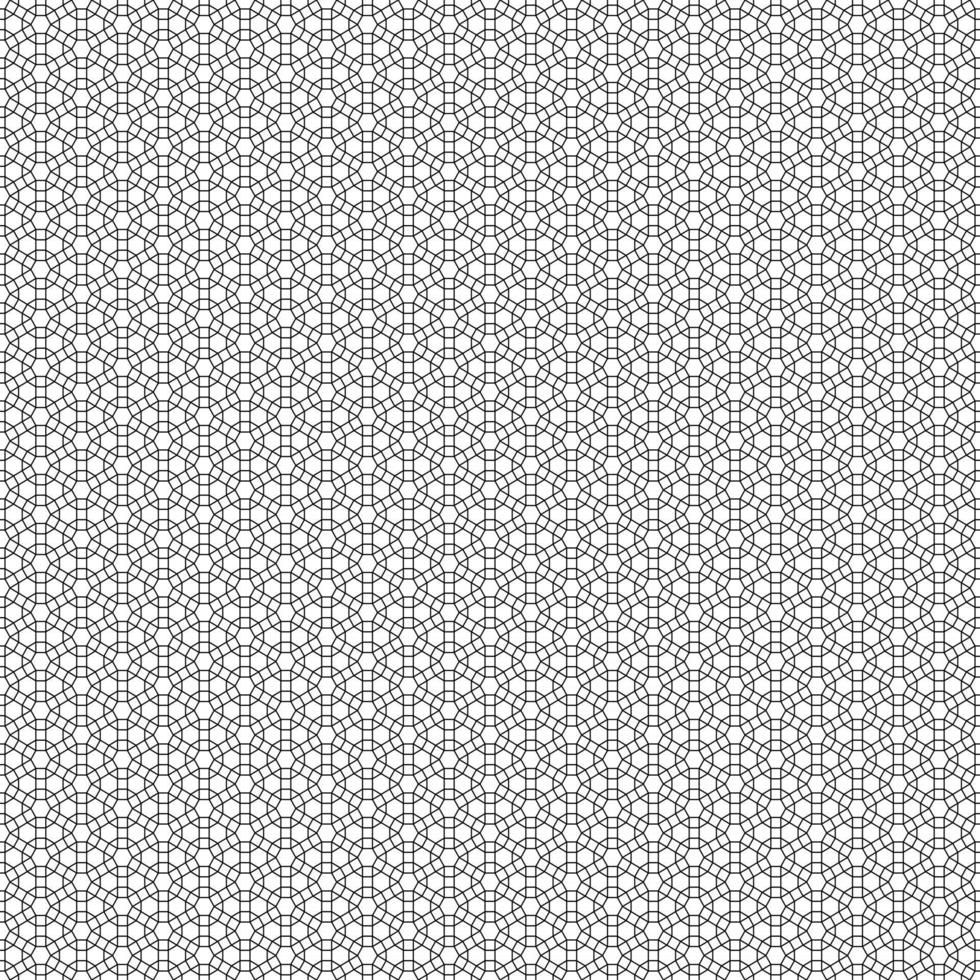 black line geometric interlocking shapes vector pattern 2795904 Vector ...