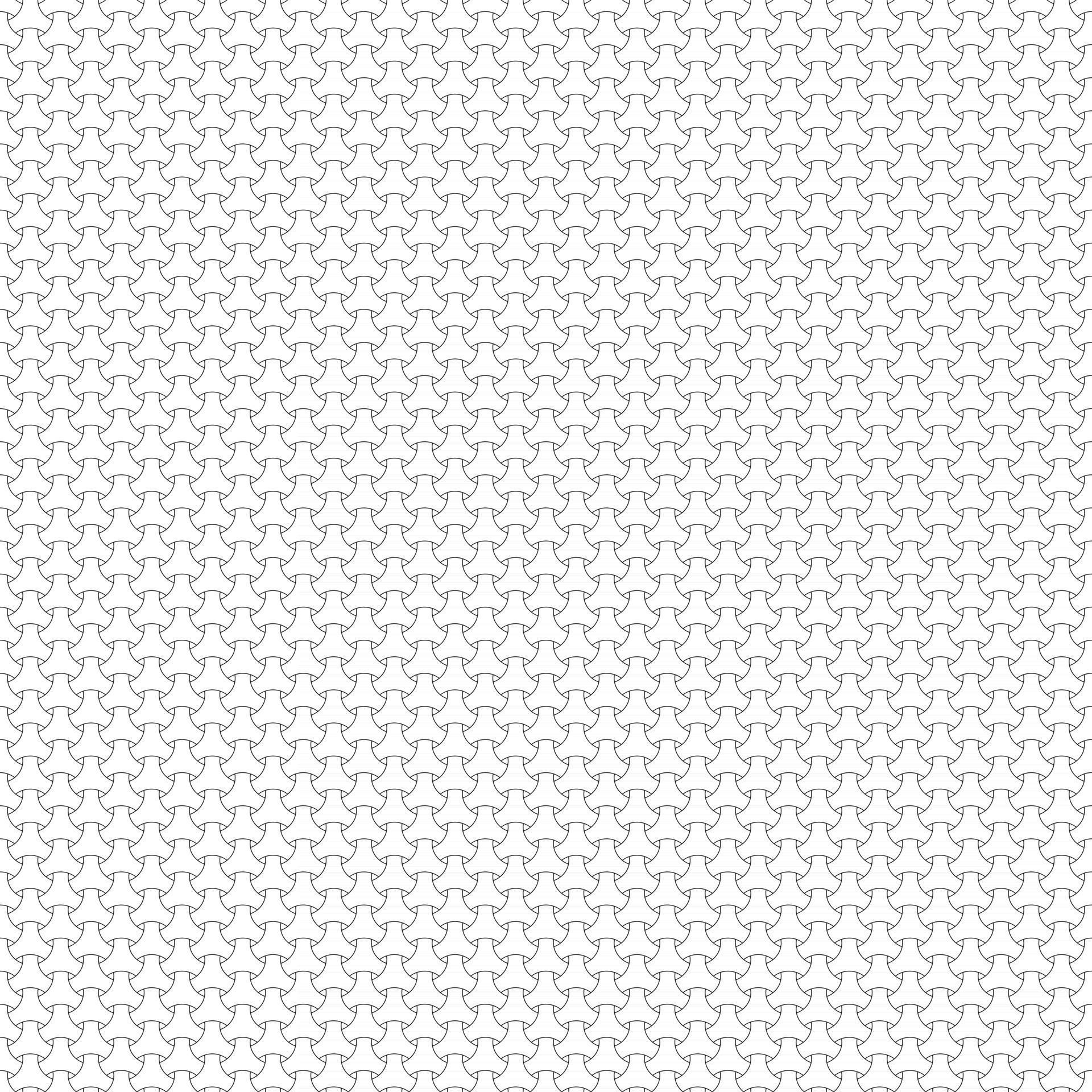 abstract black line geometric interlocking shapes seamless pattern ...