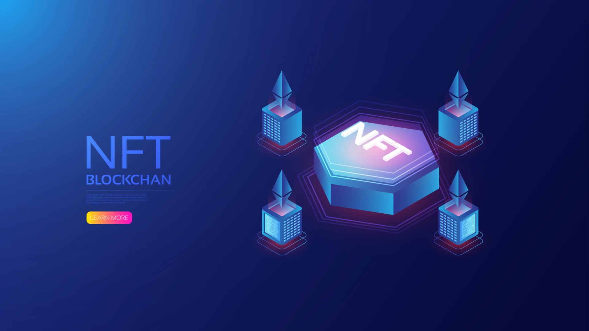 Isometric Nft Future Of Art 2796941 Vector Art At Vecteezy