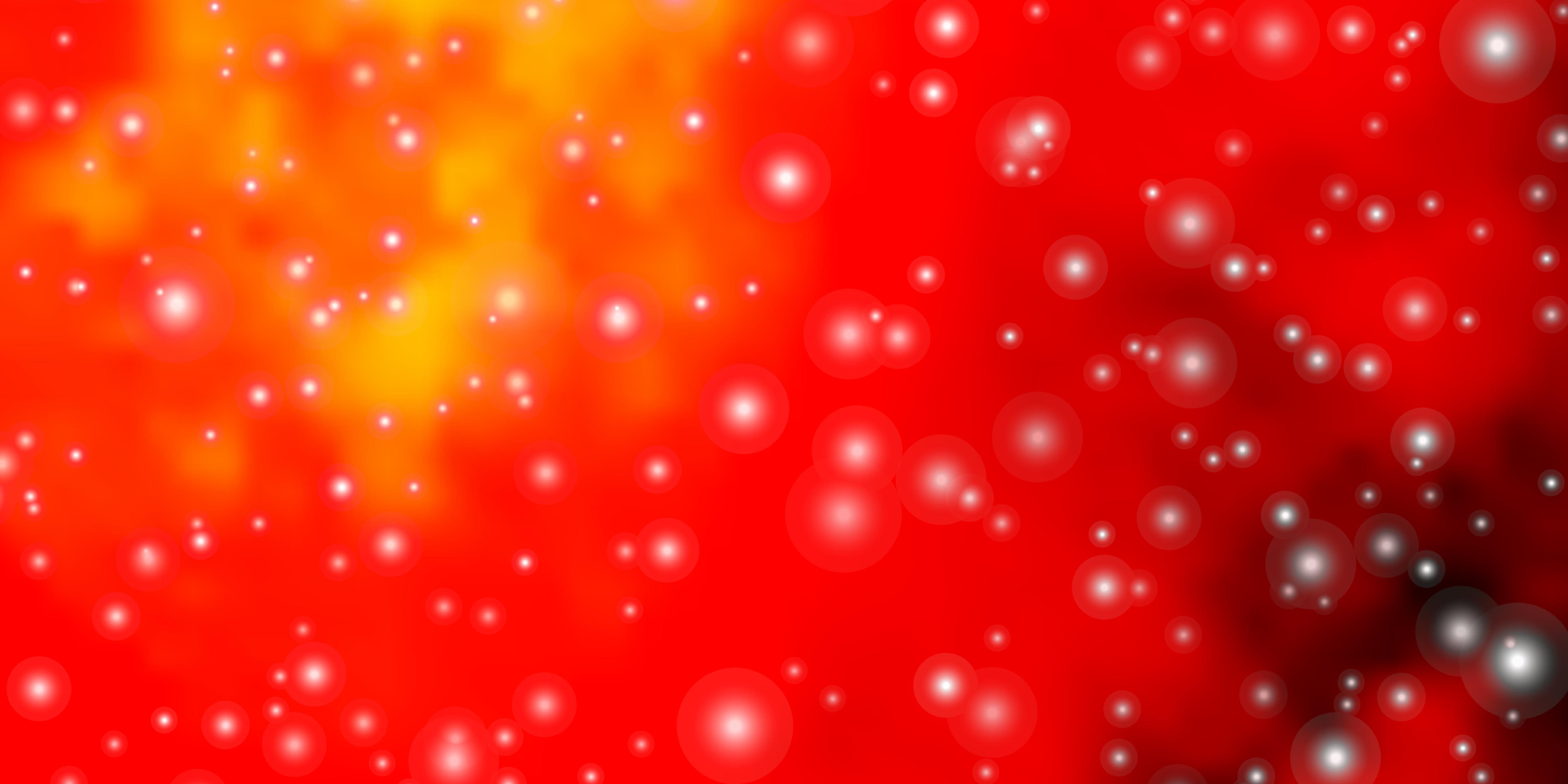 Light Orange Vector Pattern With Abstract Stars Decorative Illustration With Stars On Abstract