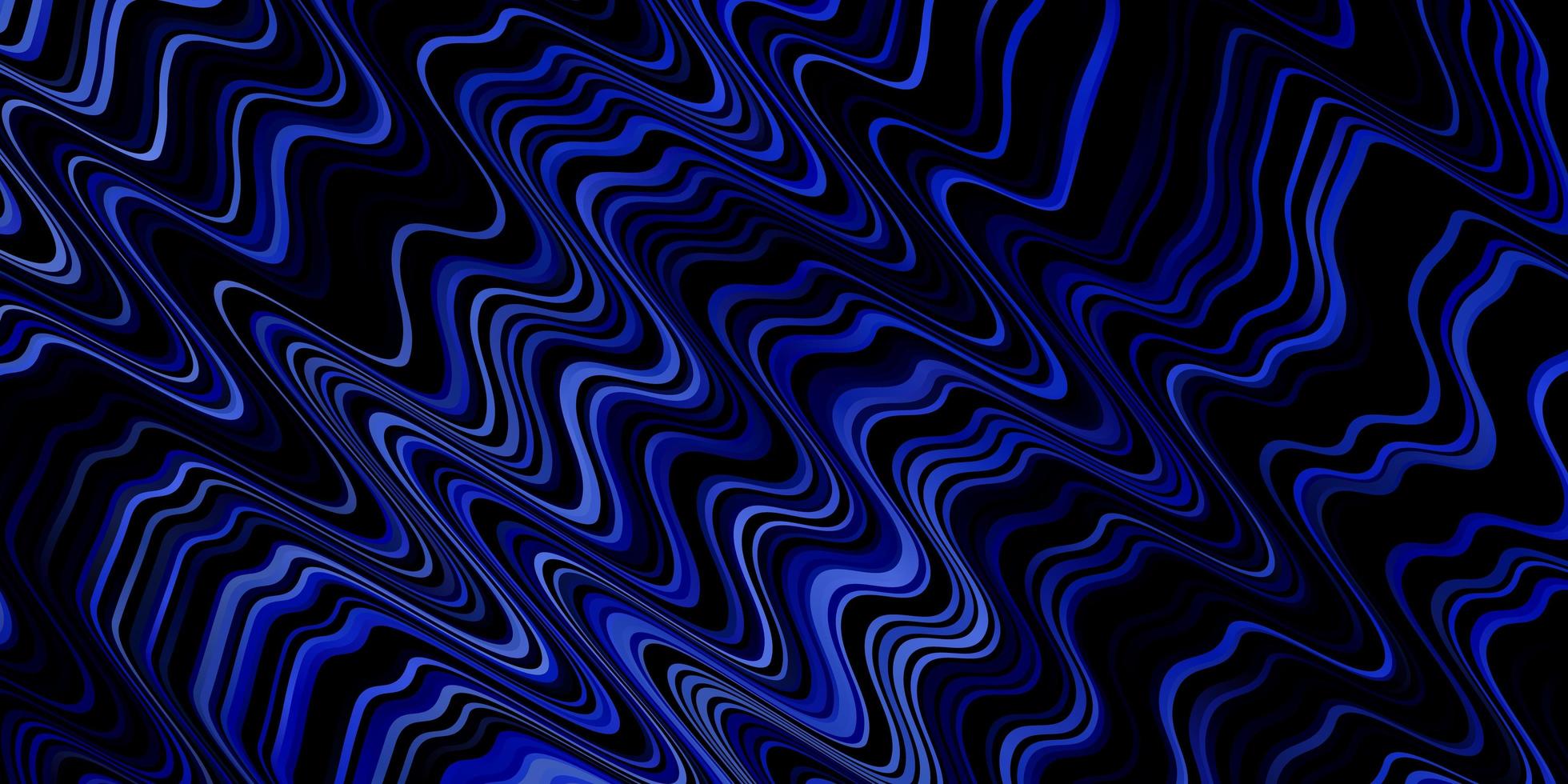Dark Blue Vector Background With Curved Lines Abstract Illustration With Gradient Bows