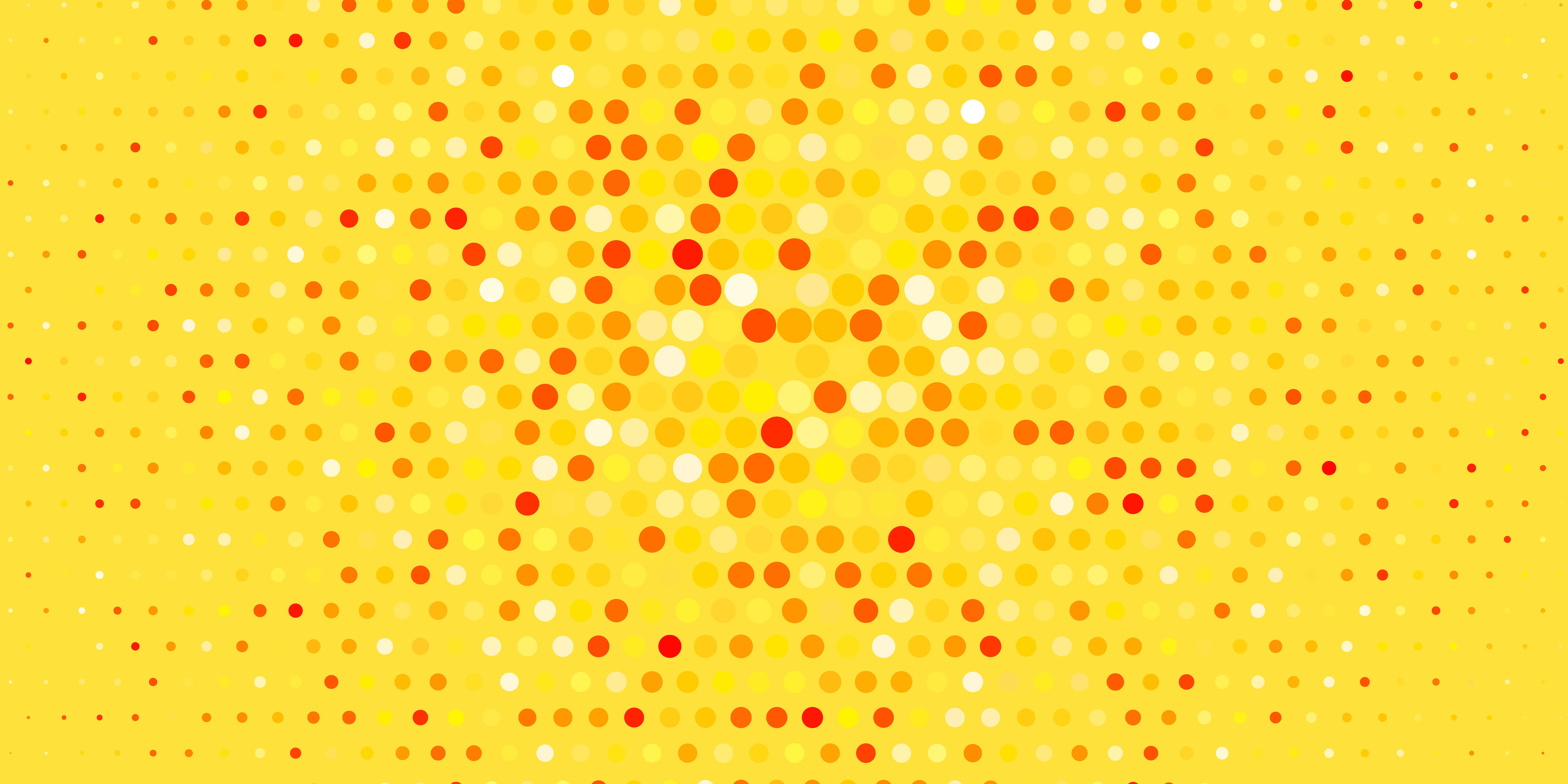 Light Orange Vector Layout With Circle Shapes Abstract Decorative Design In Gradient Style With