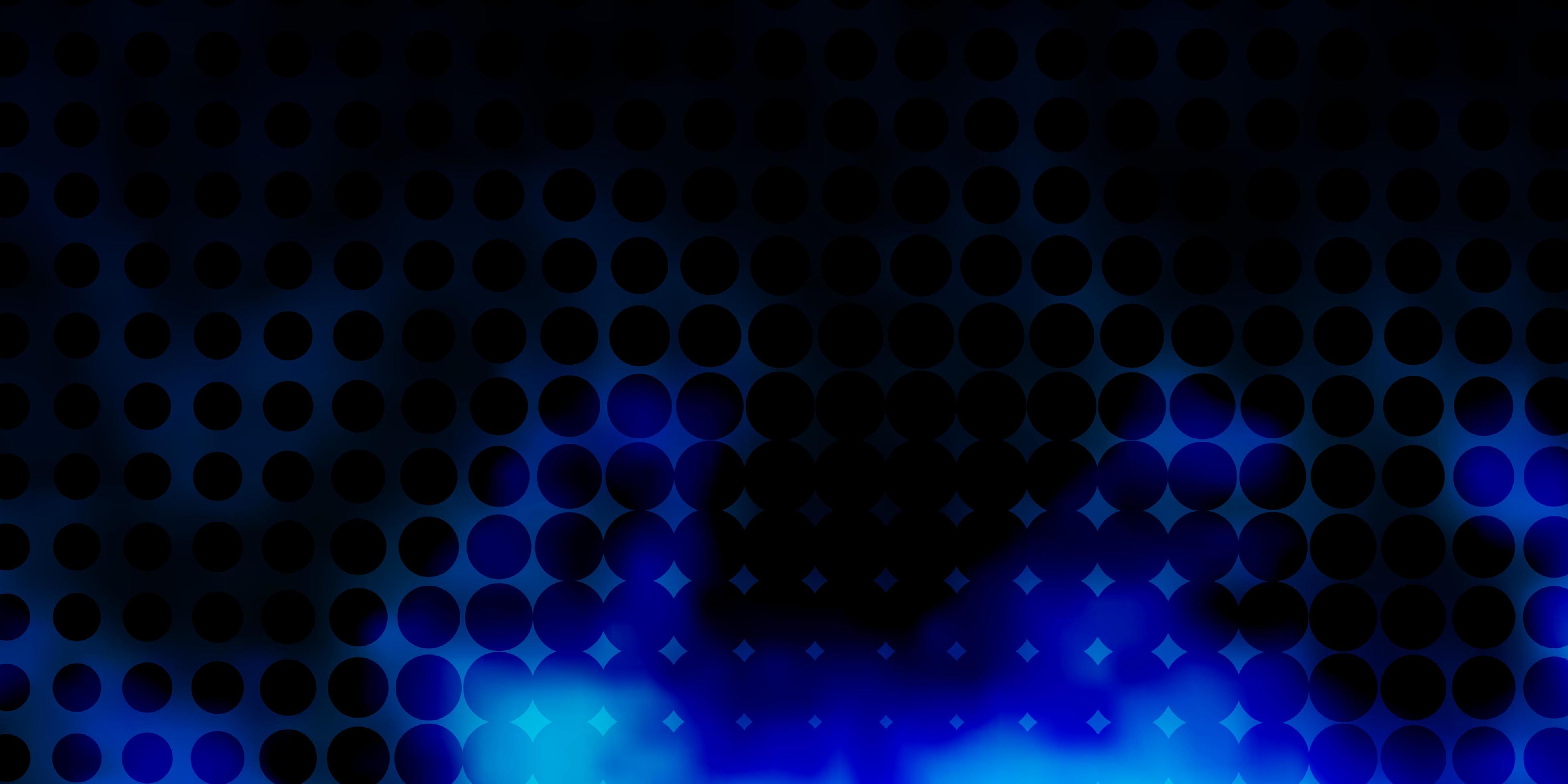 Dark Blue Vector Template With Circles Modern Abstract Illustration With Colorful Circle Shapes