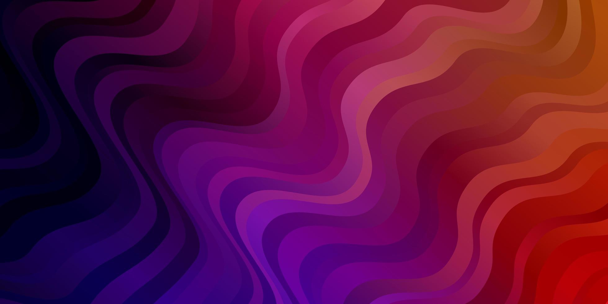 Dark Multicolor Vector Layout With Circular Arc Colorful Geometric Sample With Gradient Curves