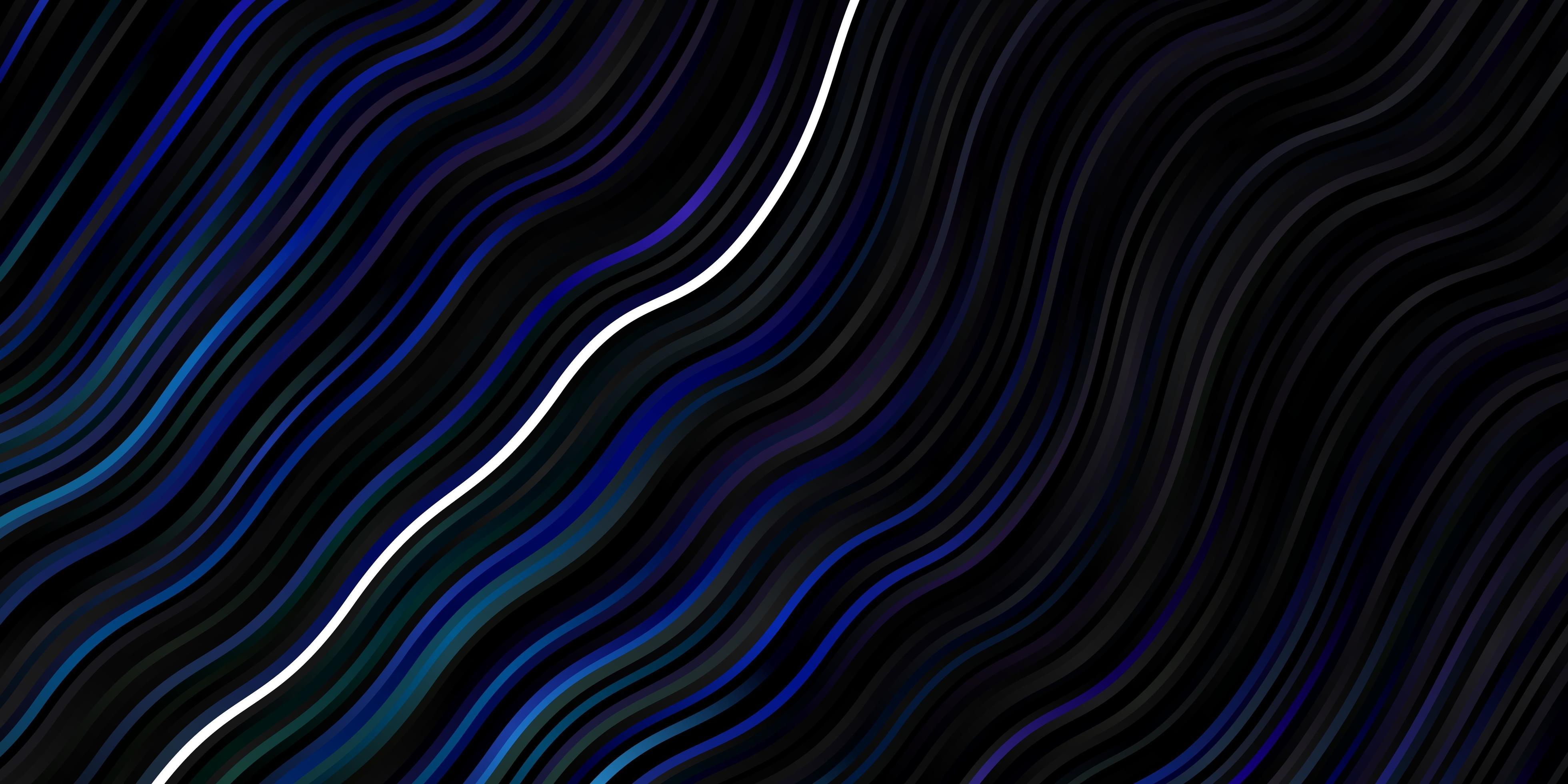 Dark Multicolor Vector Backdrop With Circular Arc Colorful Illustration With Curved Lines