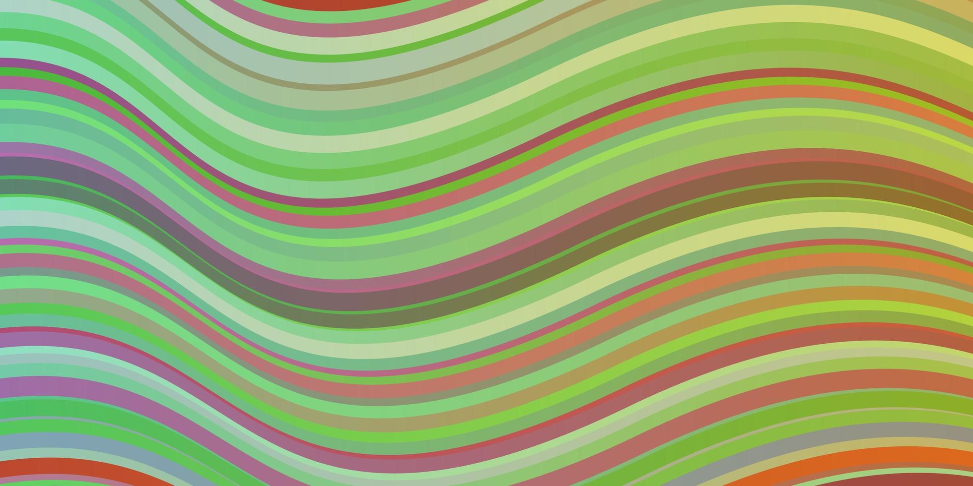Light Multicolor Vector Pattern With Curves Colorful Abstract Illustration With Gradient Curves