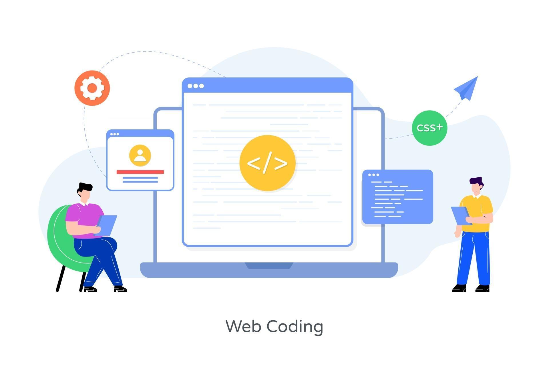 Web Coding and Programming 2800119 Vector Art at Vecteezy