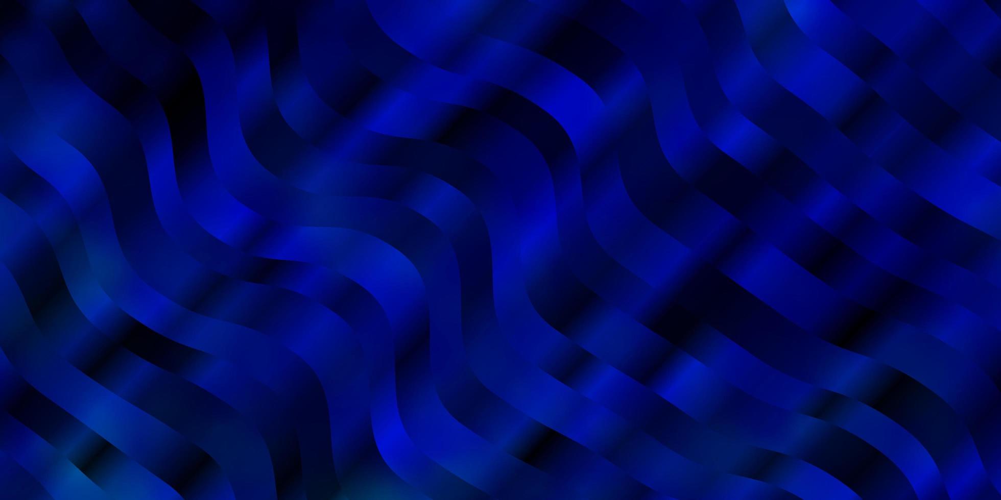 Light Blue Vector Layout With Wry Lines Illustration In Abstract Style With Gradient Curved