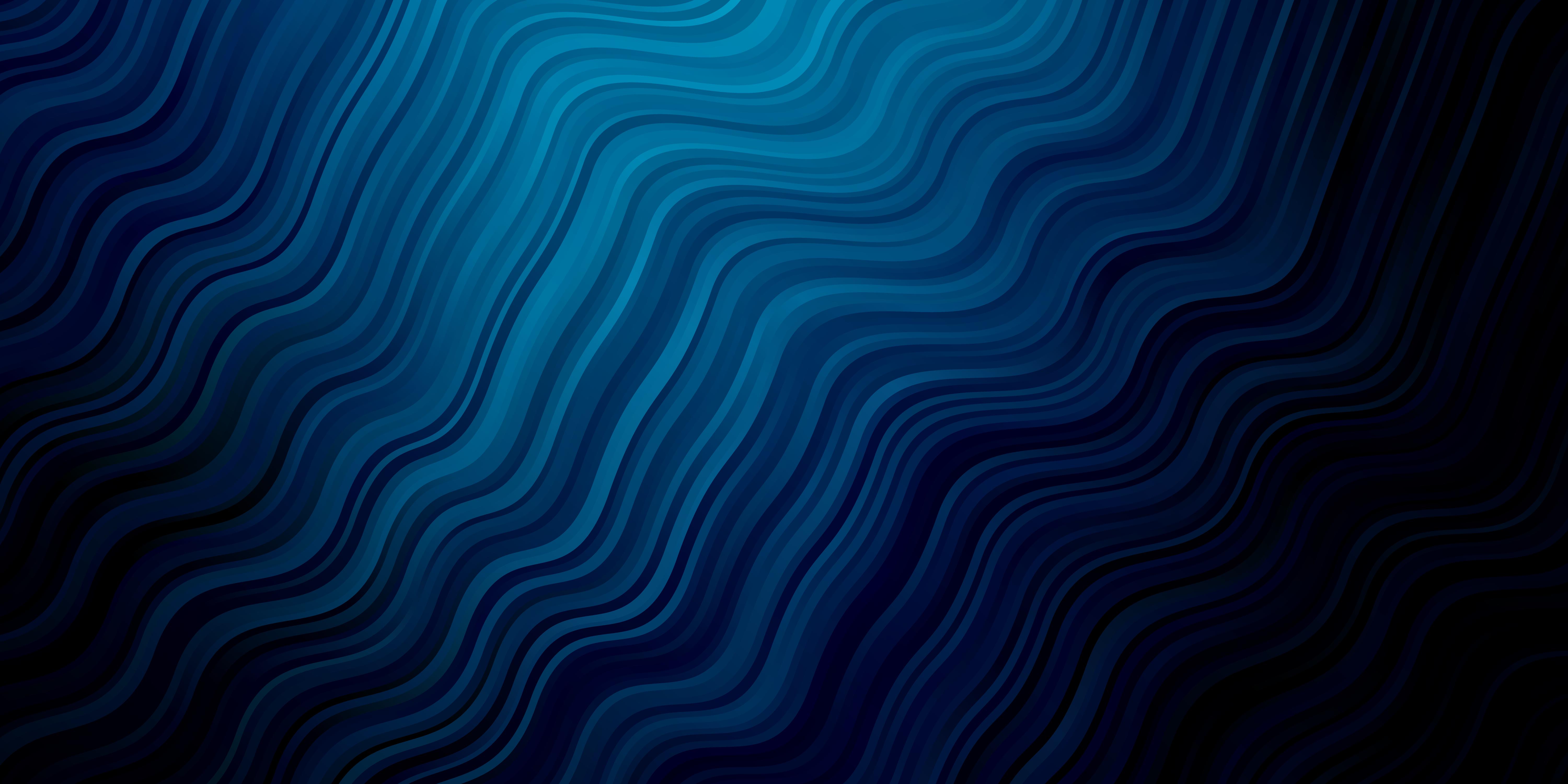 Dark Blue Vector Background With Bent Lines Colorful Abstract Illustration With Gradient Curves