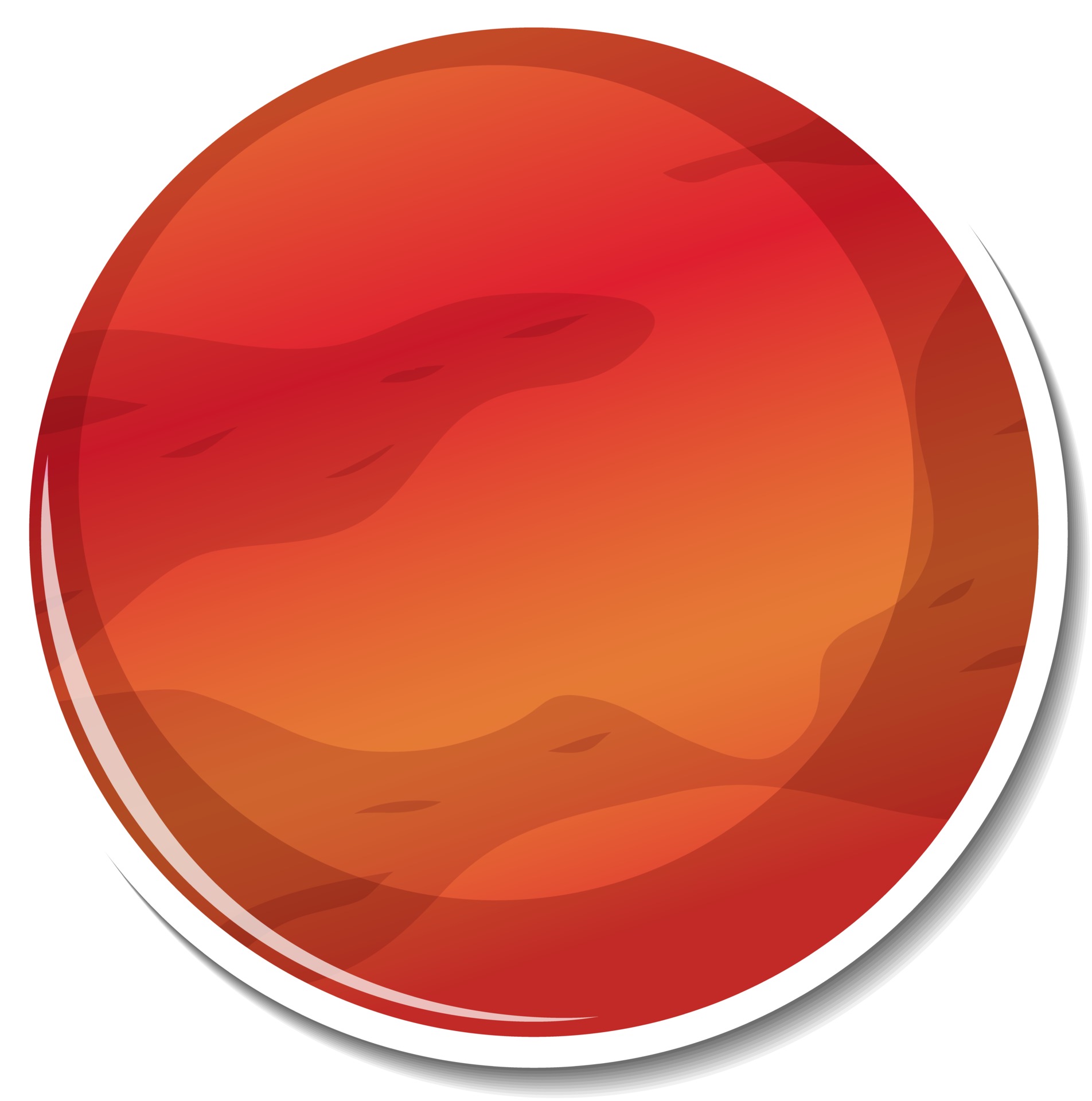 Mars Planet Vector Art, Icons, and Graphics for Free Download