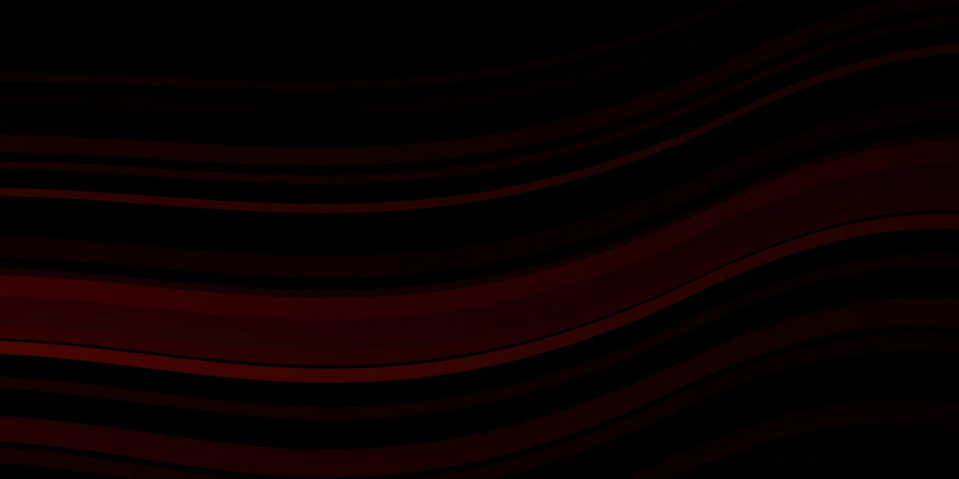 Dark Red Vector Background With Curves Abstract Illustration With Gradient Bows Template For