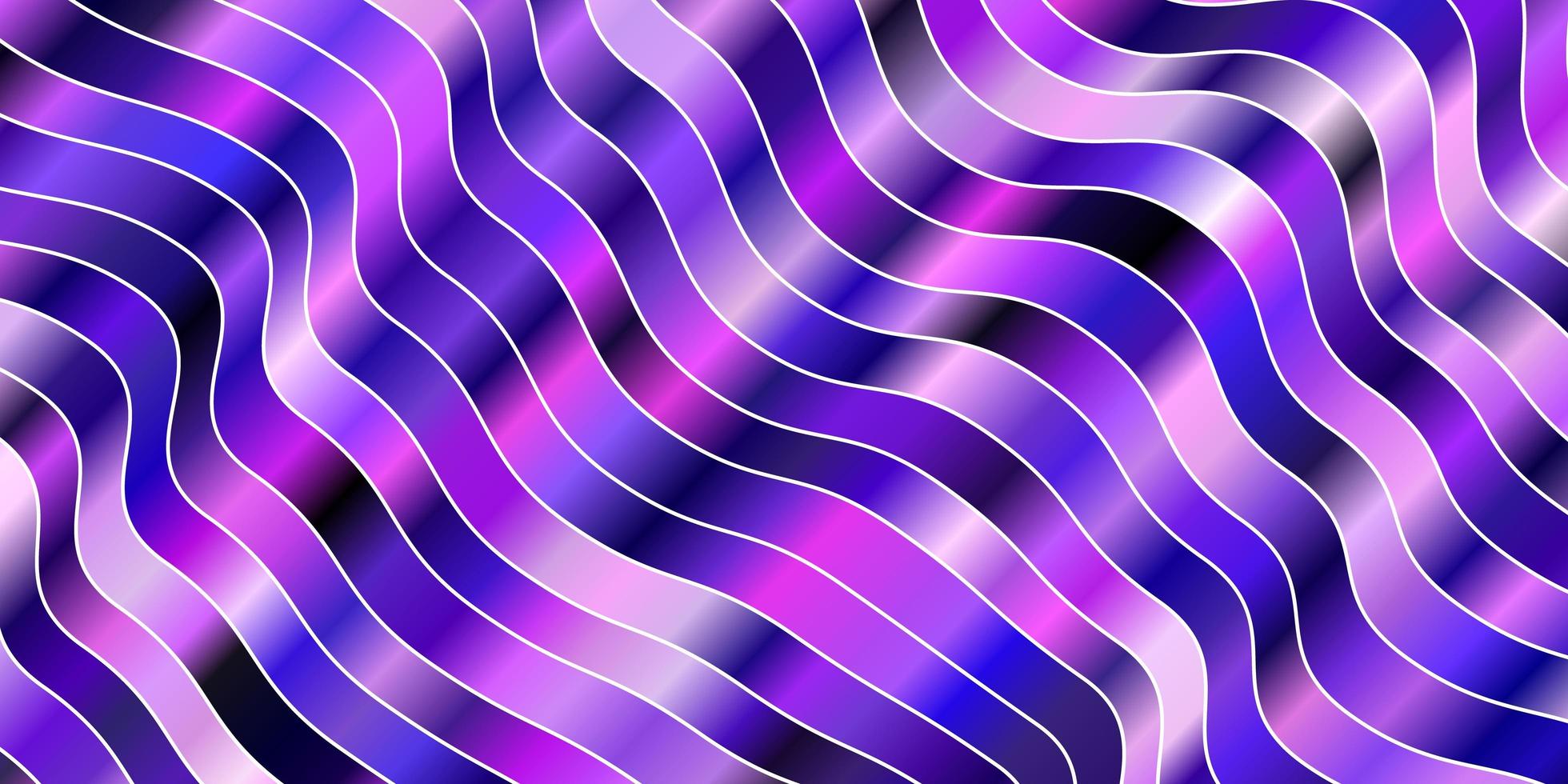 Light Purple Vector Texture With Wry Lines Colorful Abstract Illustration With Gradient Curves