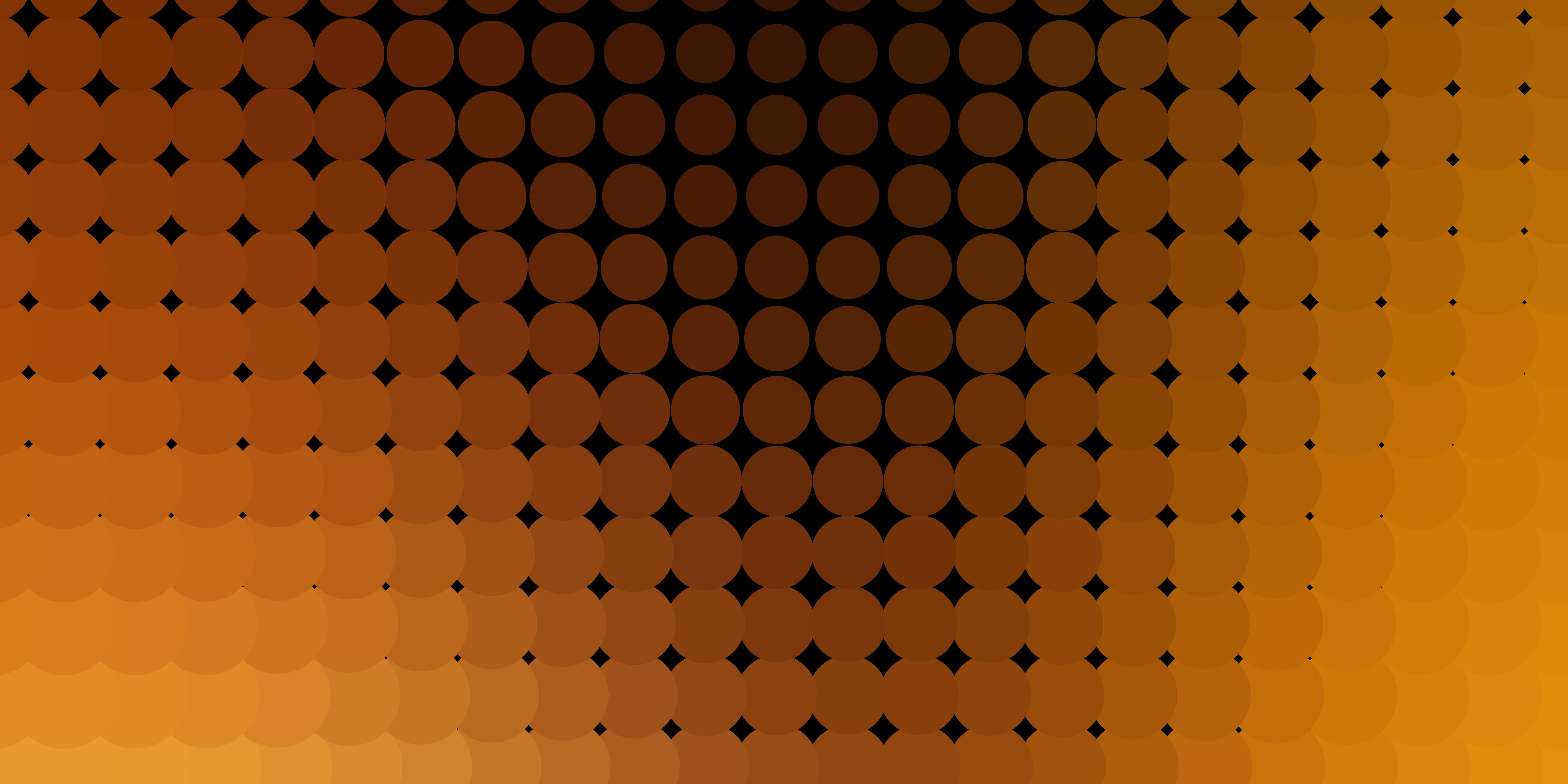Light Orange Vector Template With Circles Illustration With Set Of Shining Colorful Abstract