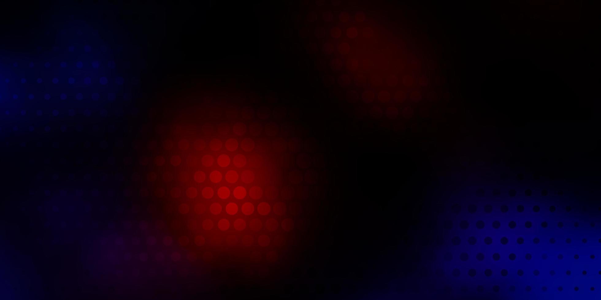 Dark Red Vector Background With Circles Abstract Decorative Design In Gradient Style With