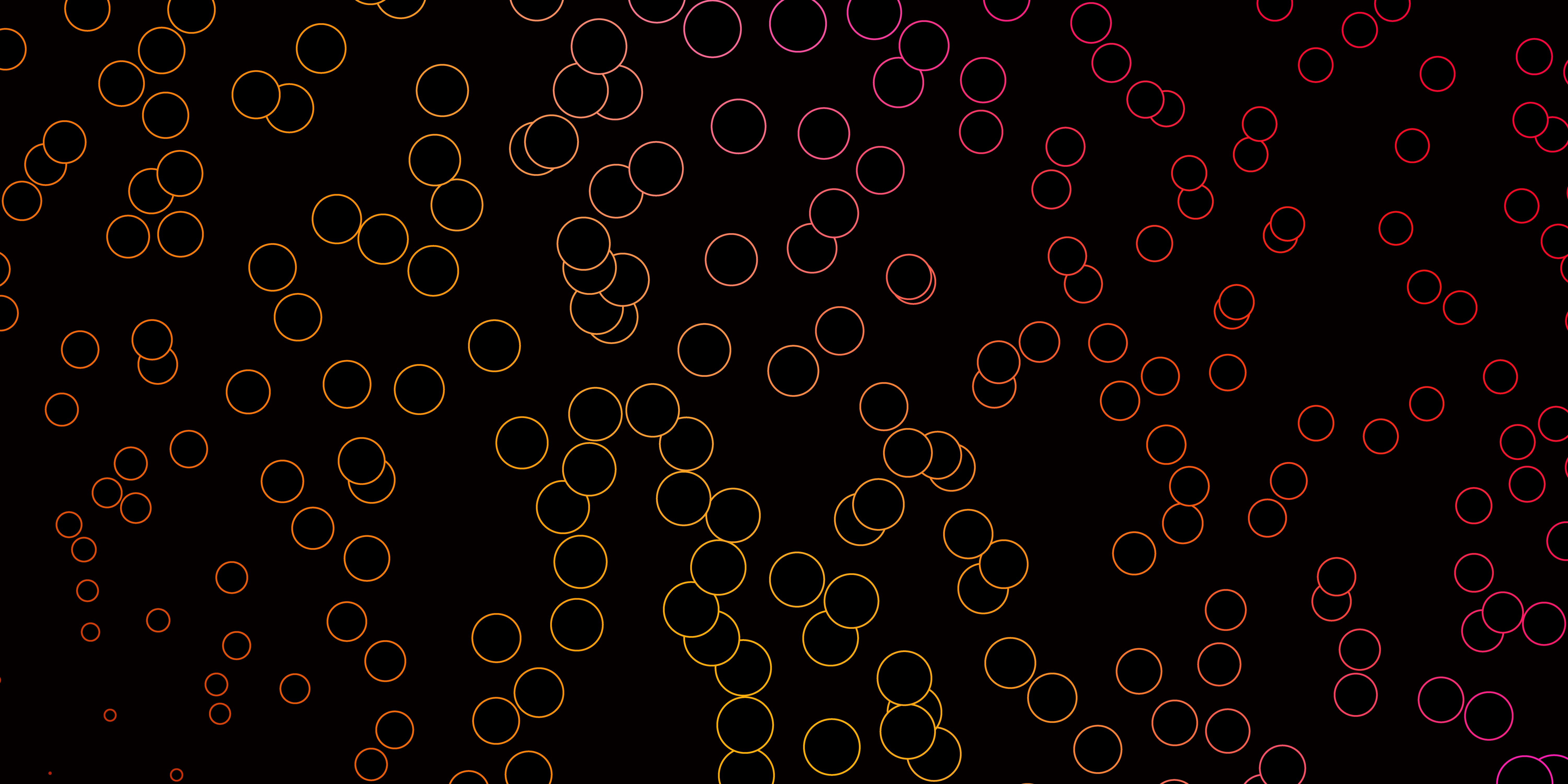 Dark Multicolor Vector Backdrop With Dots Illustration With Set Of Shining Colorful Abstract