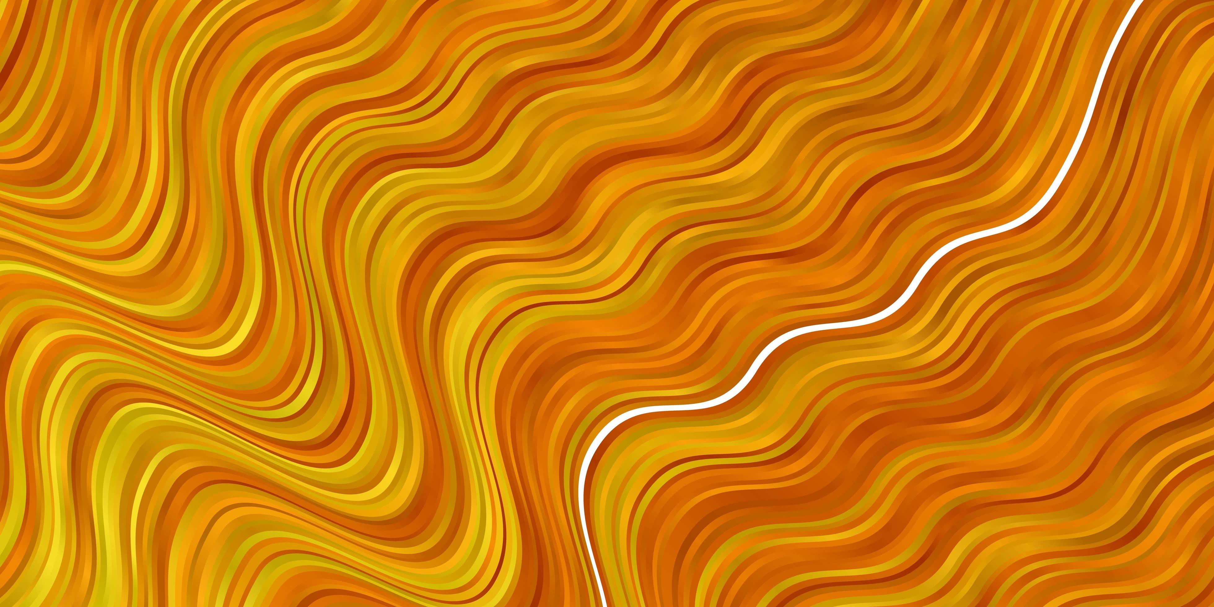 Light Orange Vector Background With Bows Abstract Gradient Illustration With Wry Lines Pattern