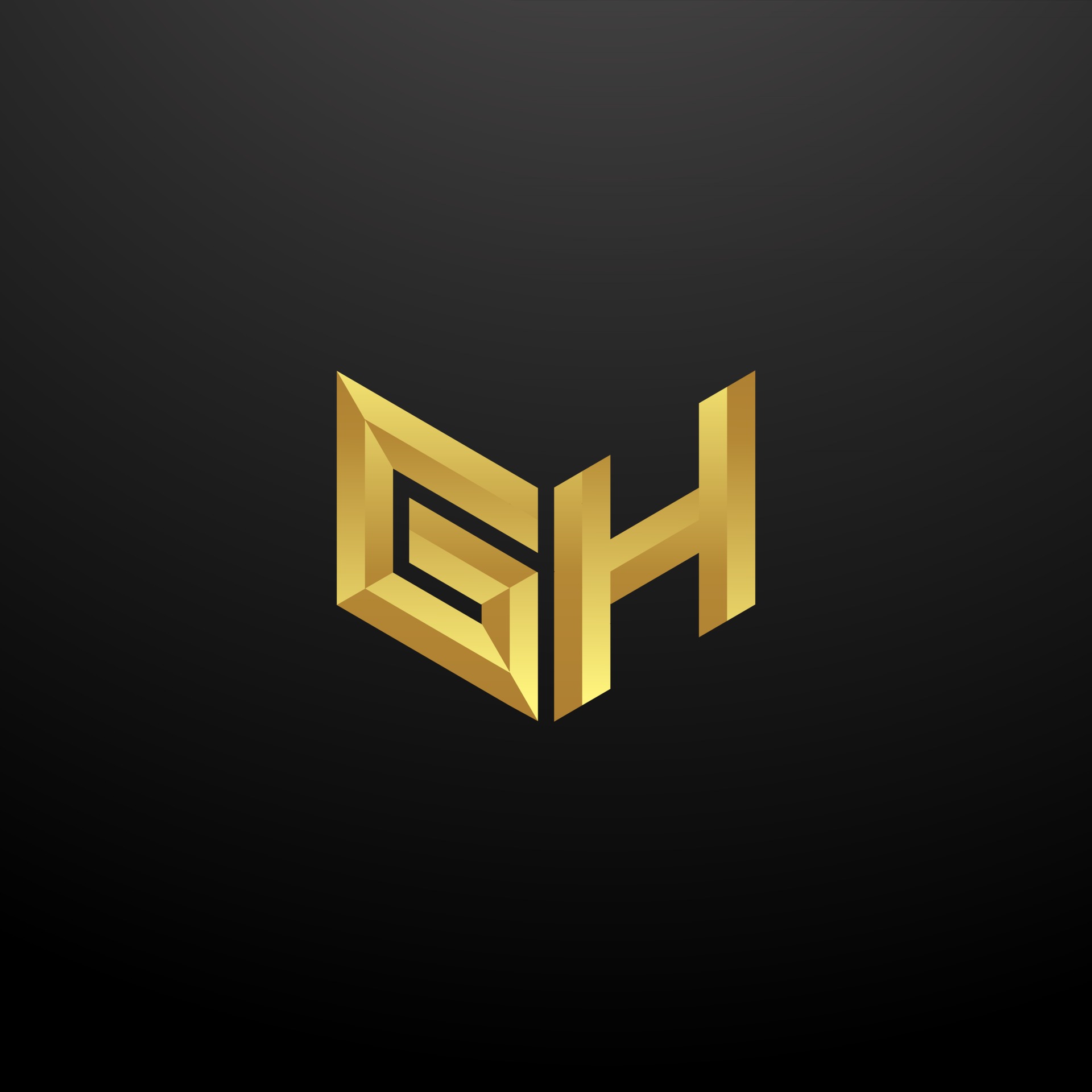 GH Logo Monogram Letter Initials Design Template with Gold 3d texture ... GH Logo Monogram Letter Initials Design Template with Gold 3d texture ...