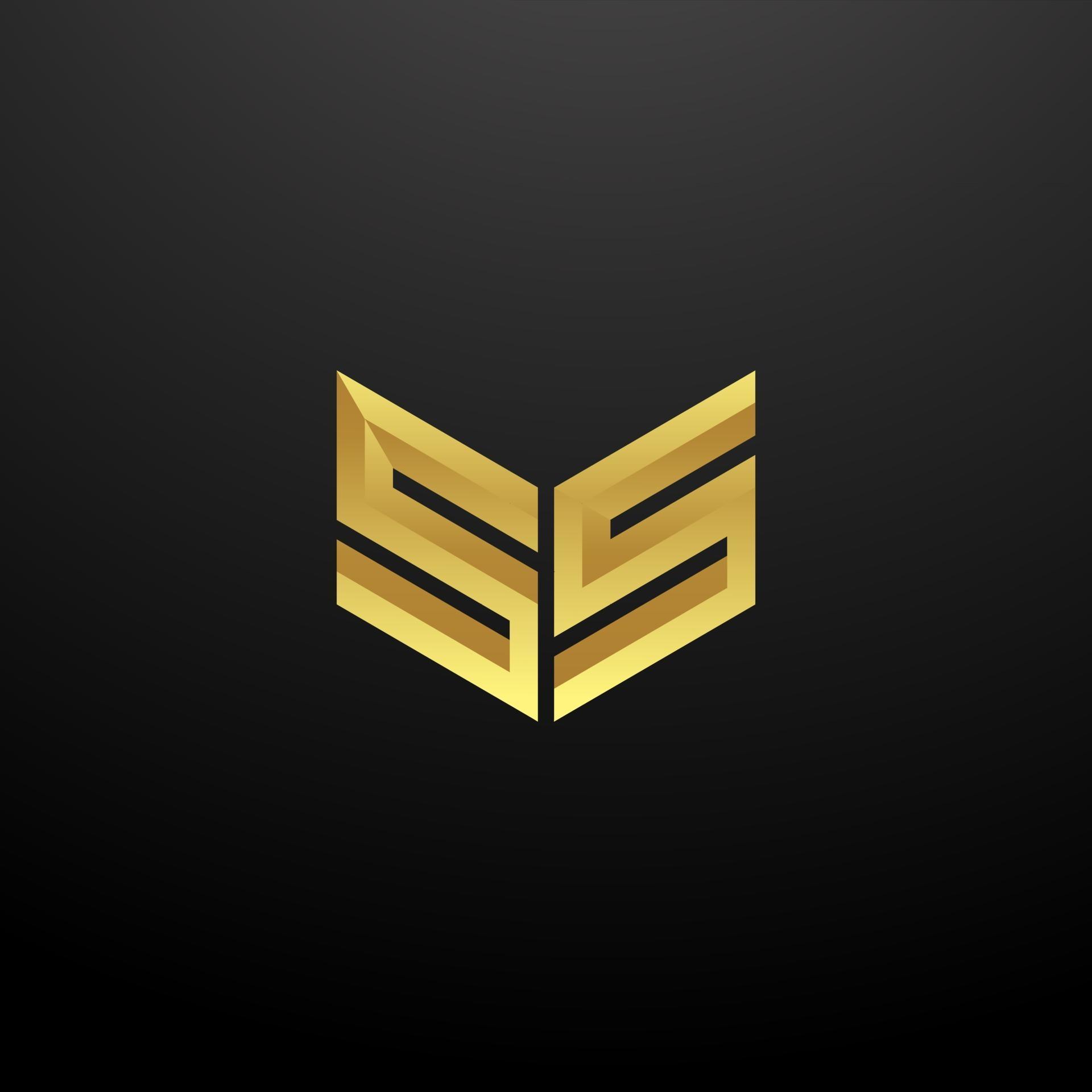 Ss Logo Monogram Letter Initials Design Template With Gold 3d Texture 2816269 Vector Art At Vecteezy