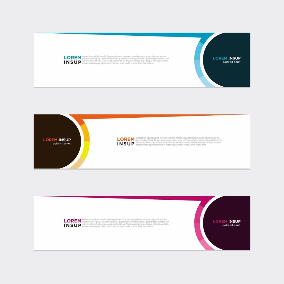 Modern vector banner web background abstract design template 2819802 ...