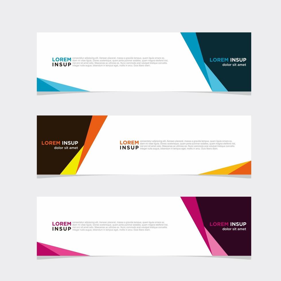 Modern vector banner web background abstract design template 2819866 ...