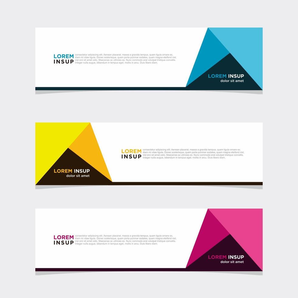 Modern vector banner web background abstract design template 2819908 ...