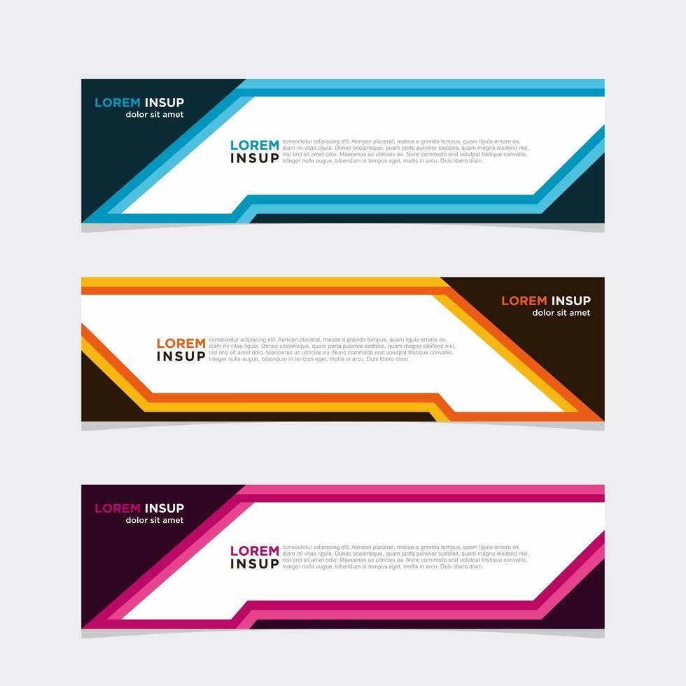 Modern vector banner web background abstract design template 2819954 ...
