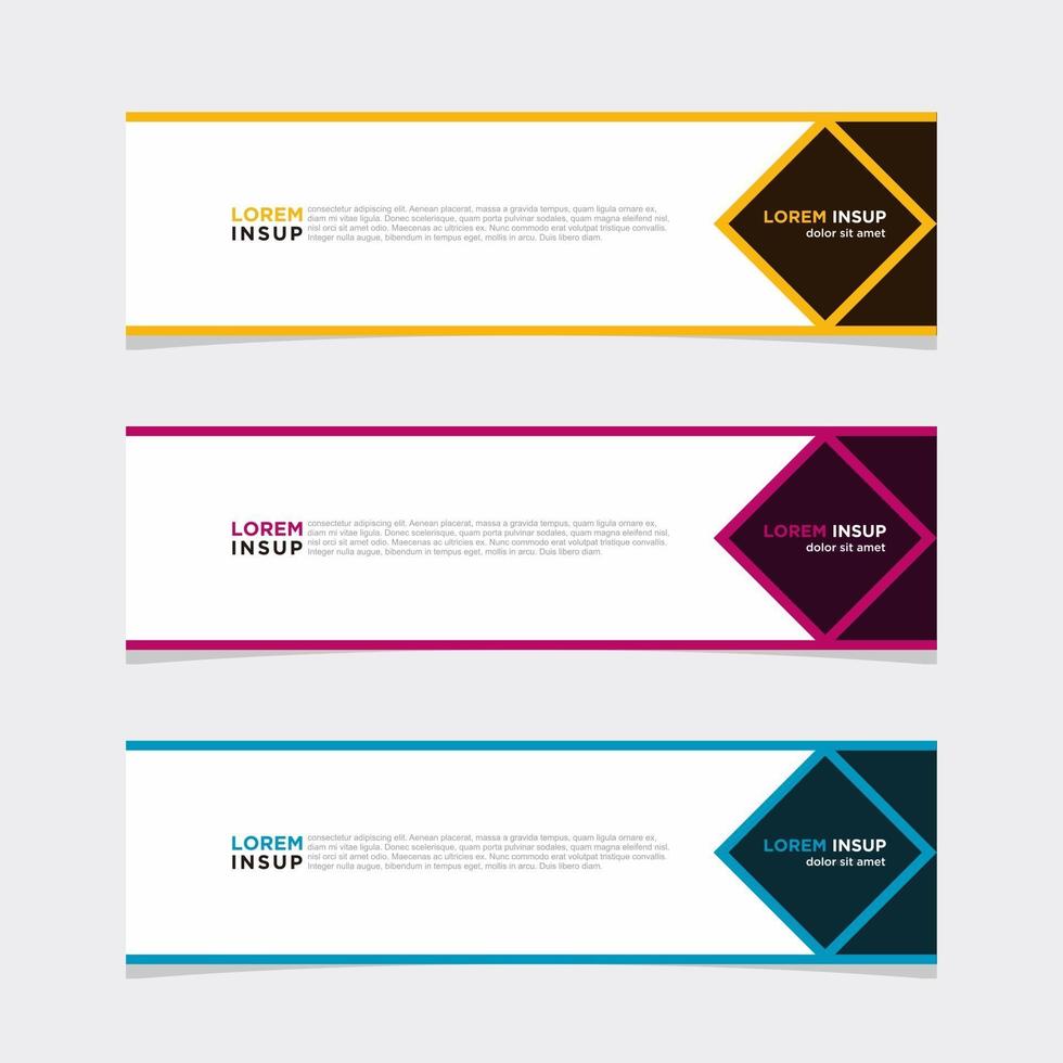 Modern vector banner web background abstract design template 2820091 ...