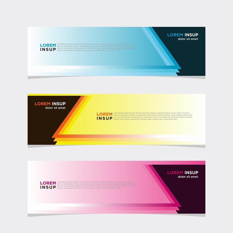 Modern vector banner web background abstract design template 2820092 ...