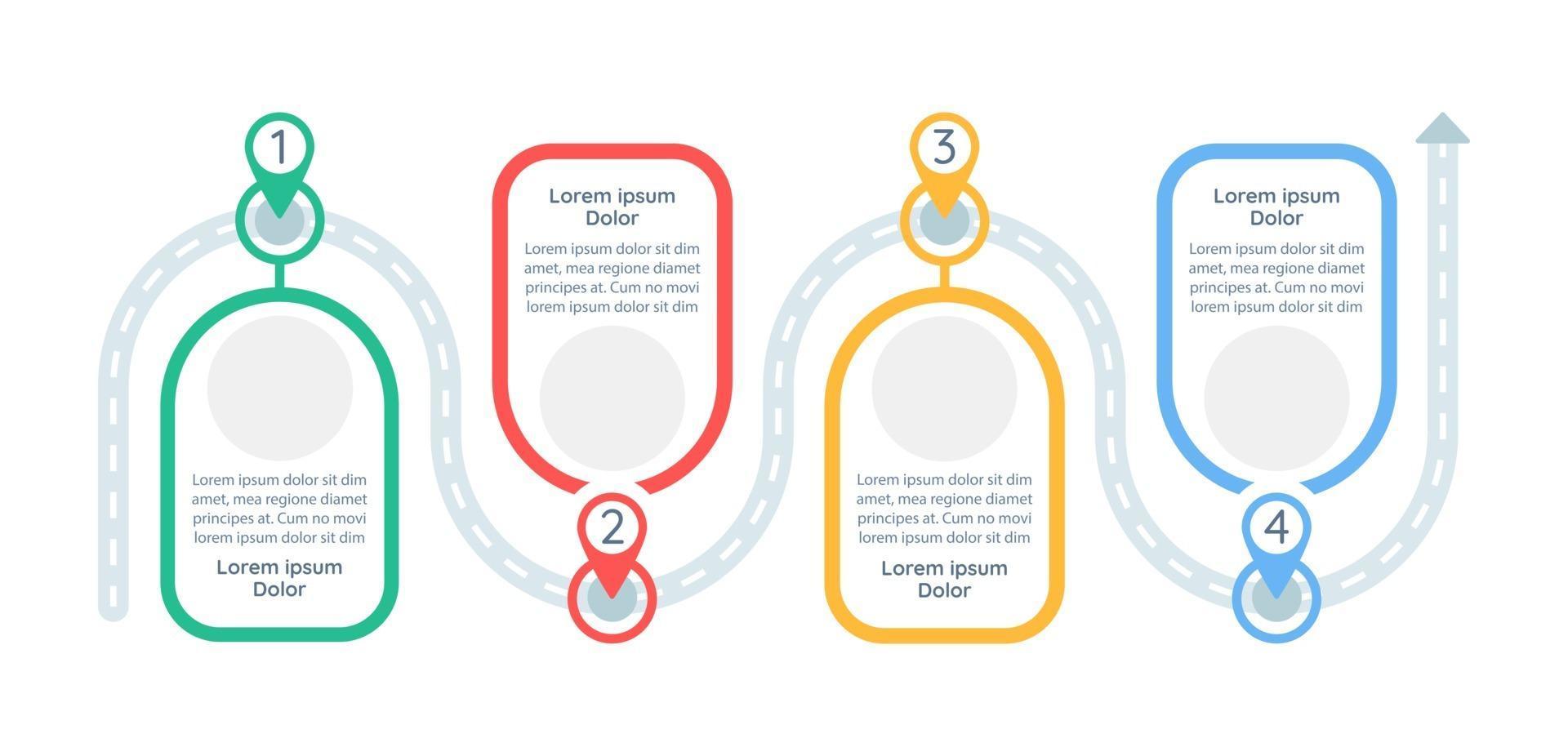 Problem-solving plan vector infographic template. Strategy presentation ...