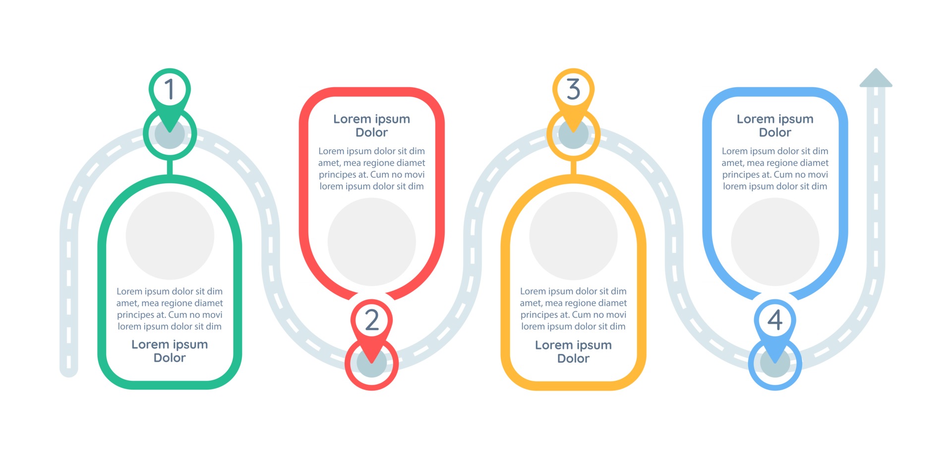 Problem-solving plan vector infographic template. Strategy presentation design elements with ...
