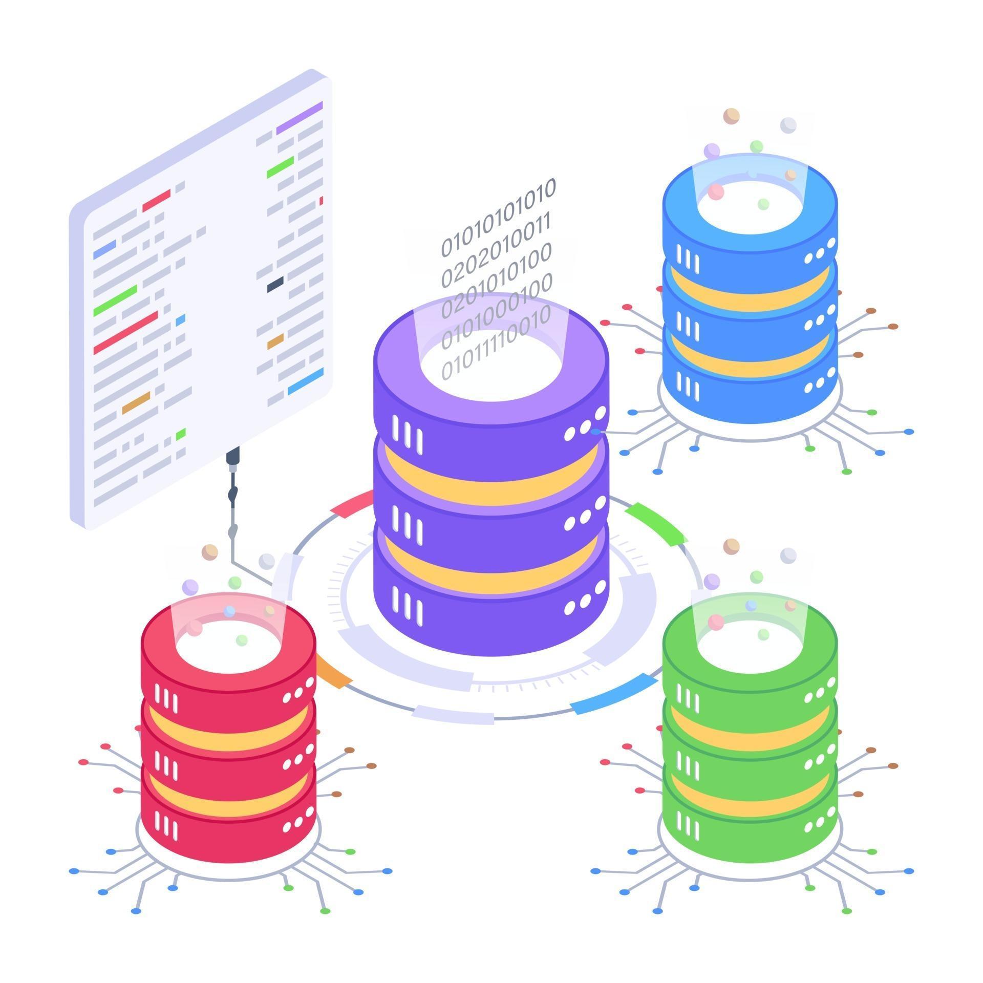 Data Base Coding 2822235 Vector Art at Vecteezy