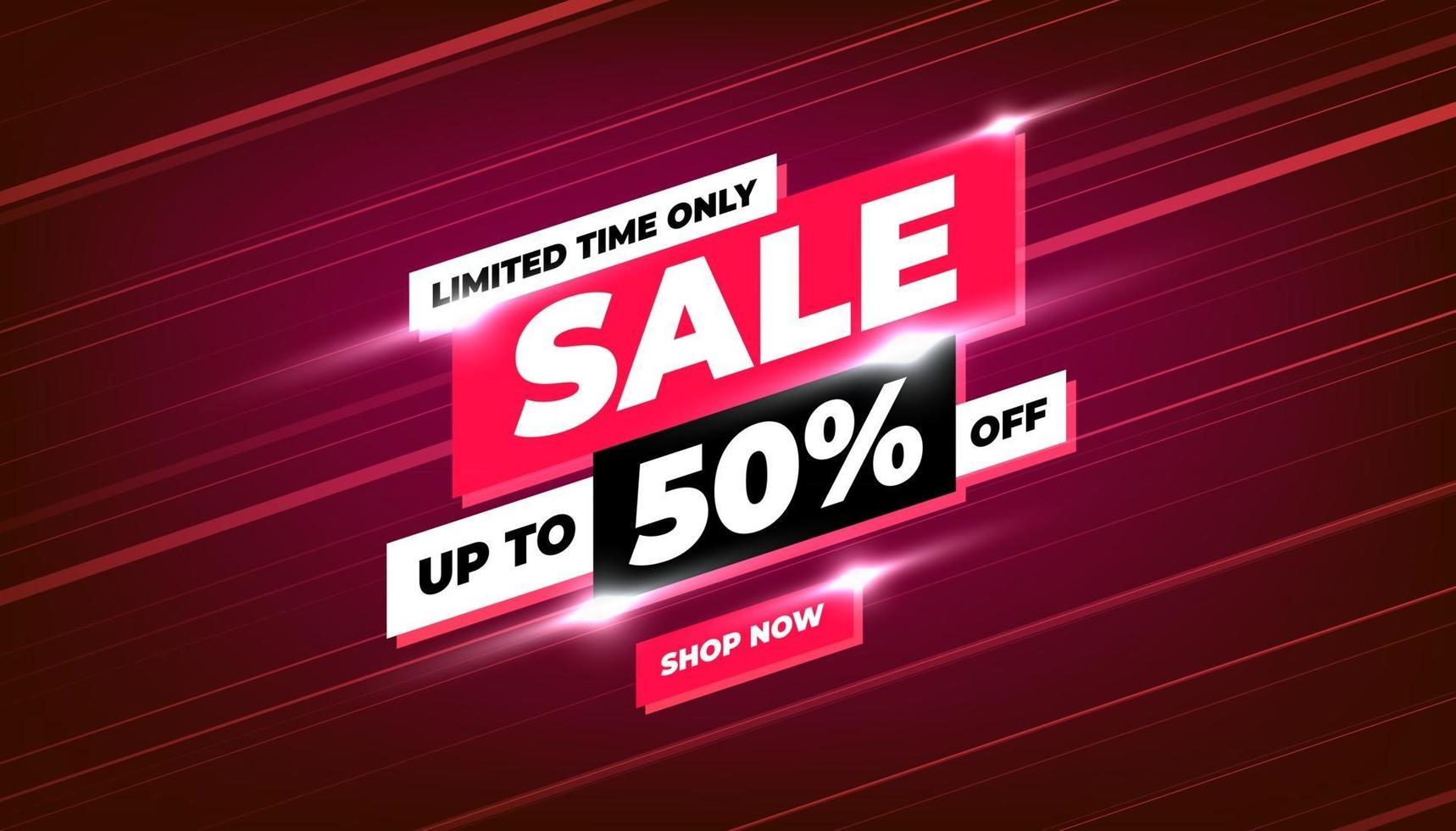 Sale Banner Template Design Big Sale Special Offer Promotion Discount