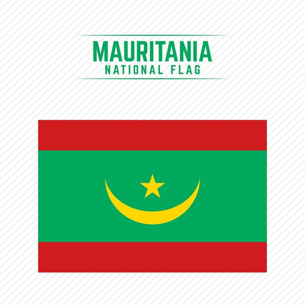 National Flag Of Mauritania 2822571 Vector Art At Vecteezy
