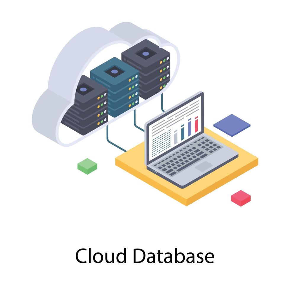 Cloud Database Storage 2824540 Vector Art at Vecteezy