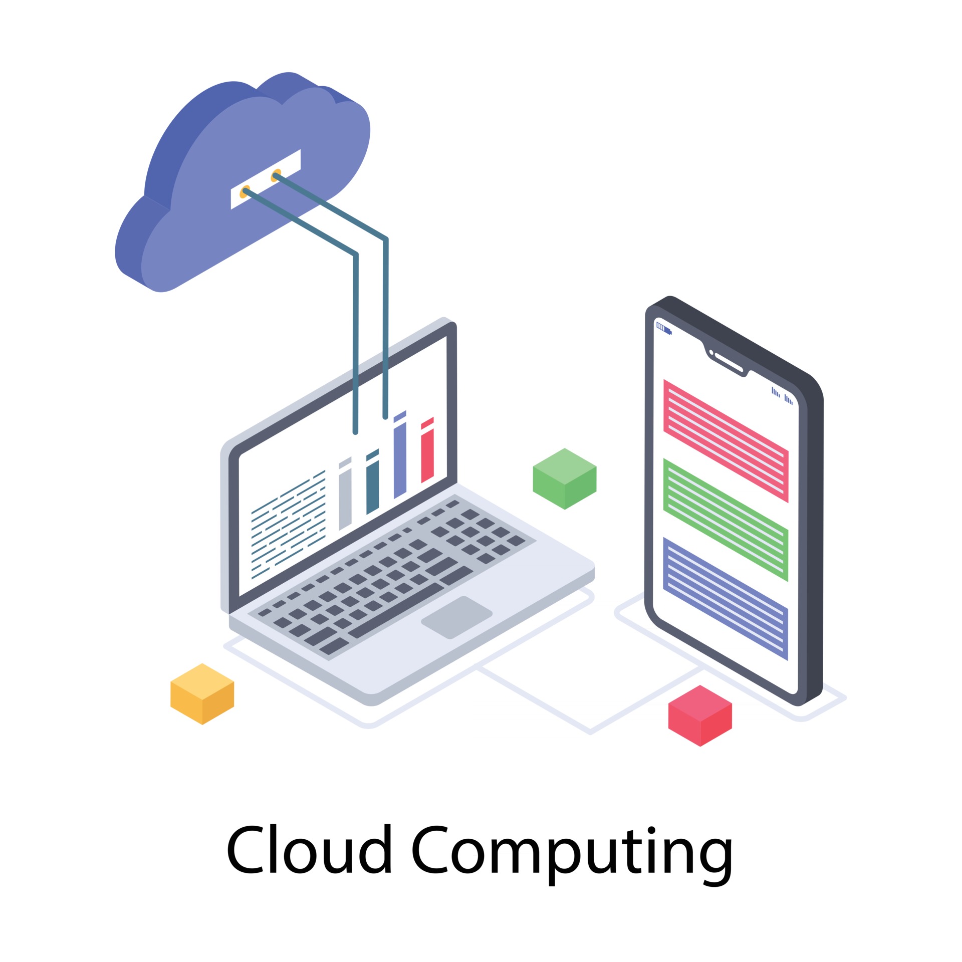 Cloud Computing Concepts 2824554 Vector Art at Vecteezy