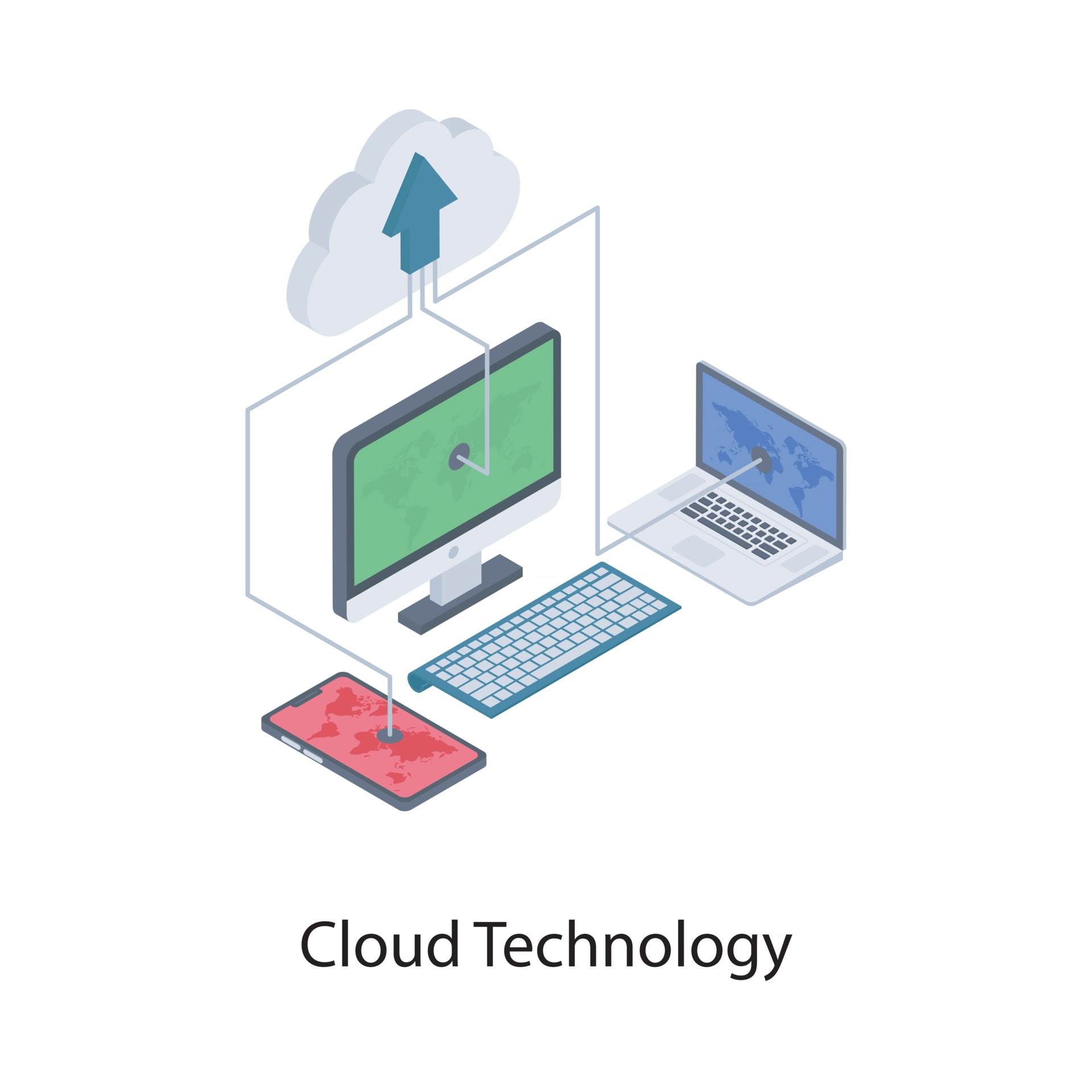 Cloud Data Upload 2824565 Vector Art at Vecteezy