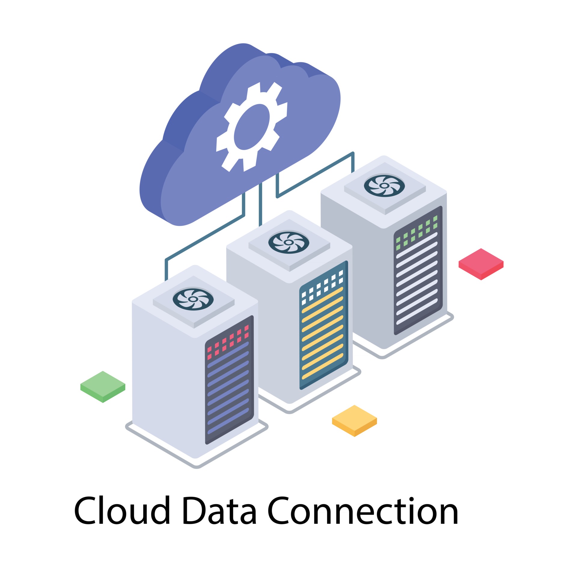 Cloud Data Connection 2824566 Vector Art at Vecteezy