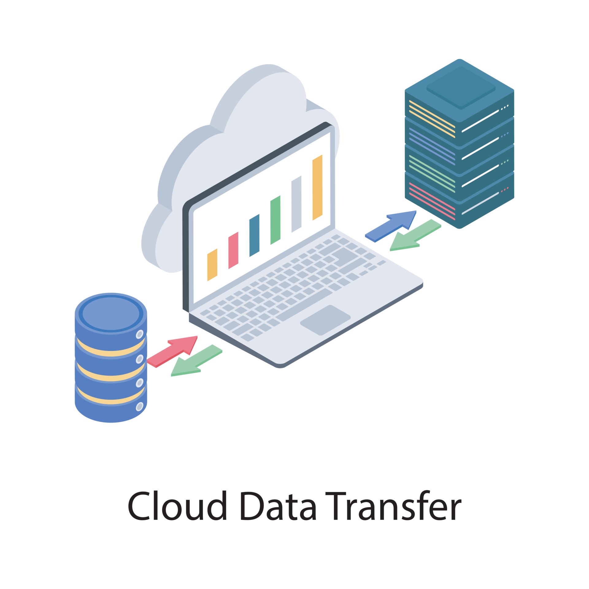 Cloud Data Transfer 2824574 Vector Art at Vecteezy