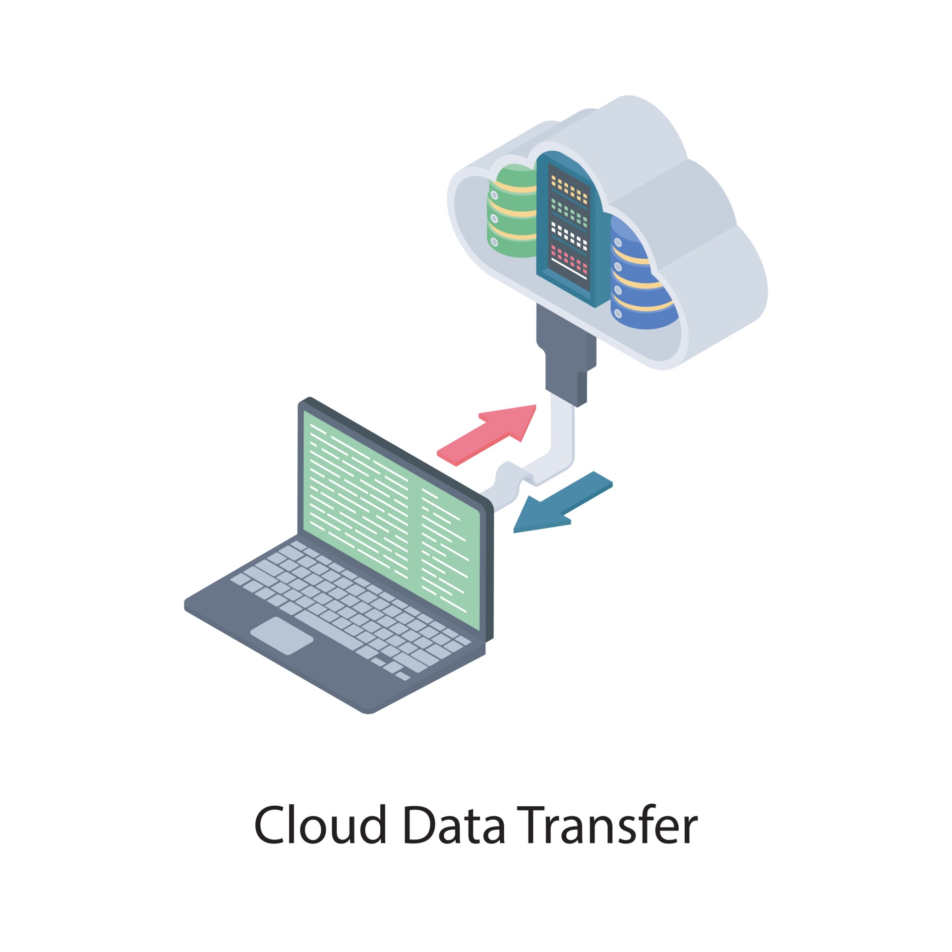 Cloud Data Transfer 2824588 Vector Art at Vecteezy