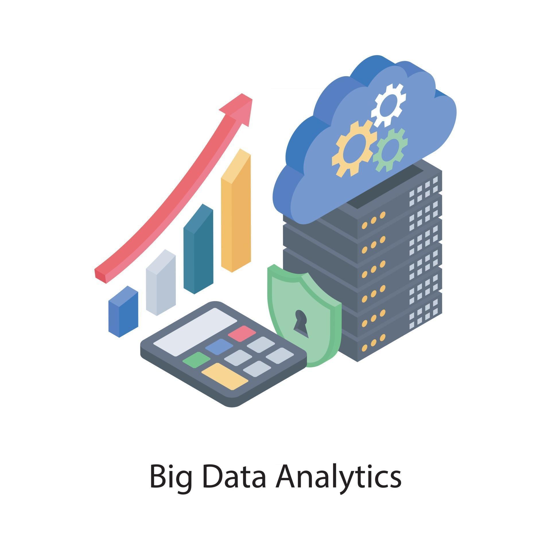 Big Data Analytics 2824596 Vector Art at Vecteezy