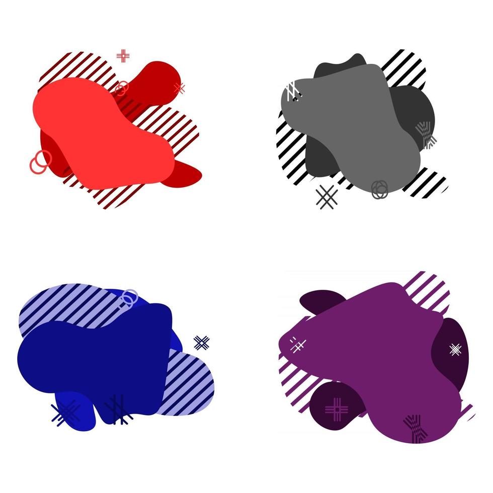 Set of abstract modern graphic elements 2824818 Vector Art at Vecteezy