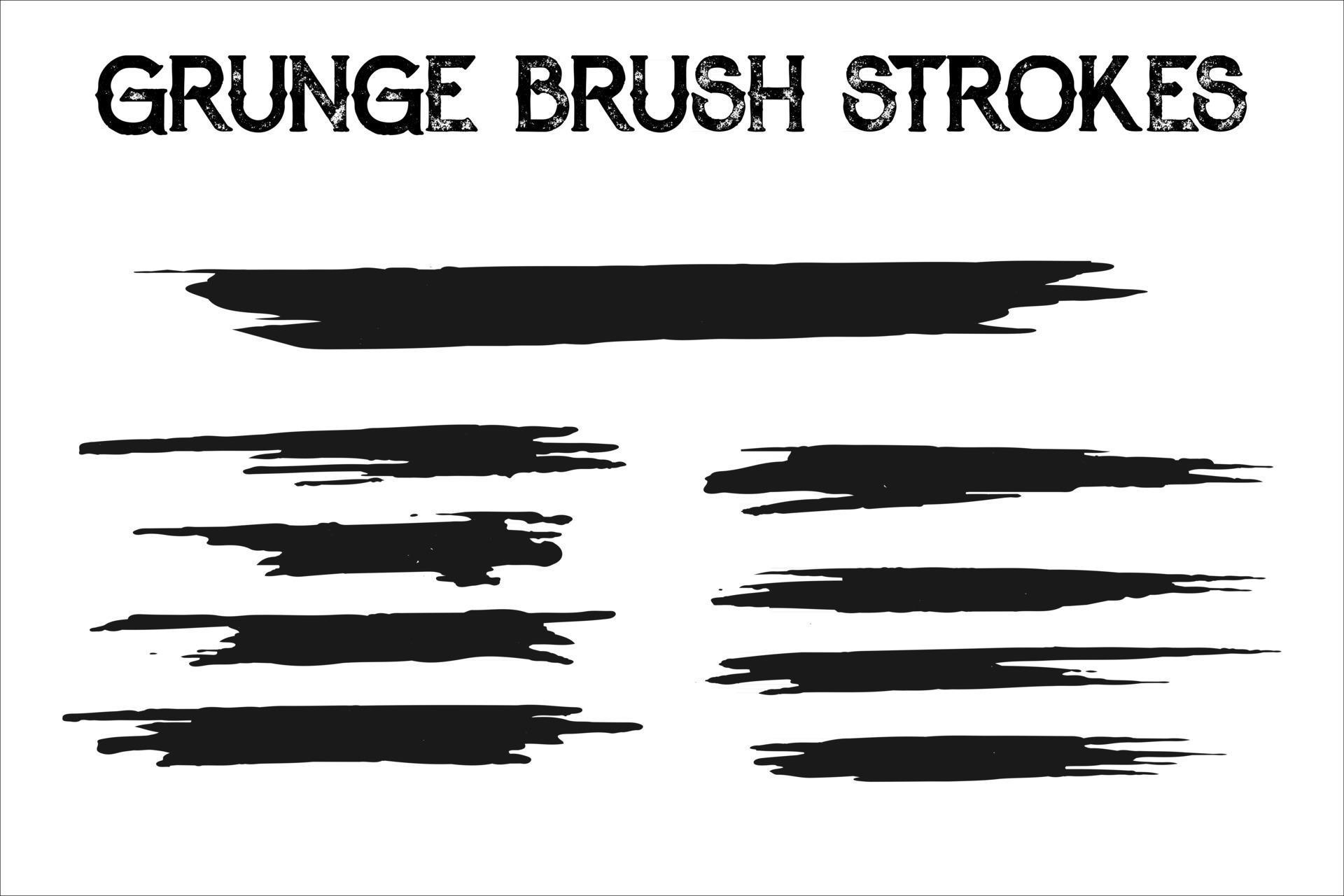 Set of vector brush strokes 2825089 Vector Art at Vecteezy