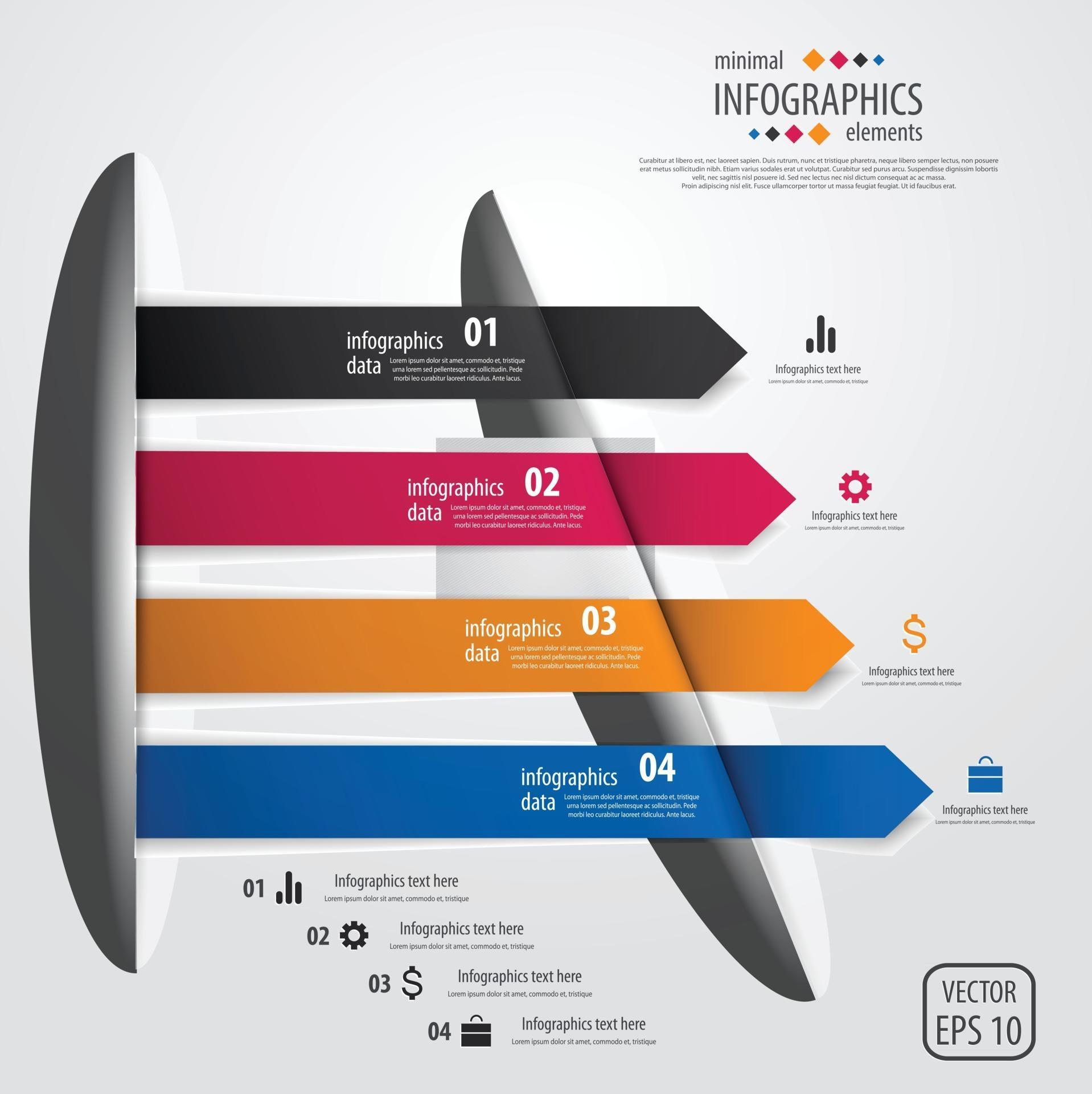 List Vector Infographic 2828393 Vector Art at Vecteezy